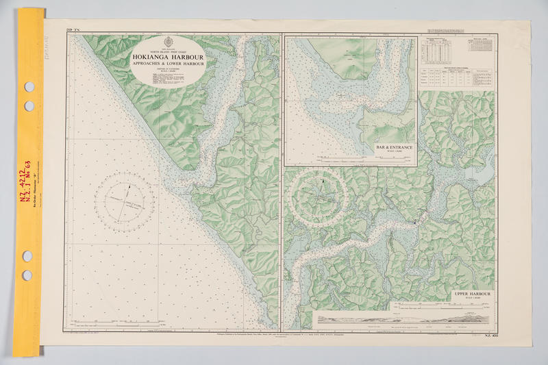 Chart: Hokianga Harbour - New Zealand Maritime Museum