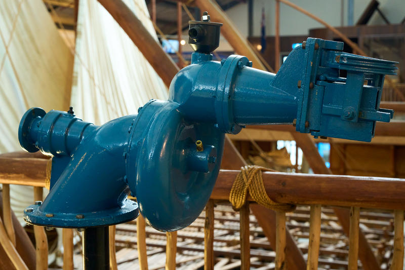 Jet propulsion unit, 'Hamilton Rainbow' - New Zealand Maritime Museum