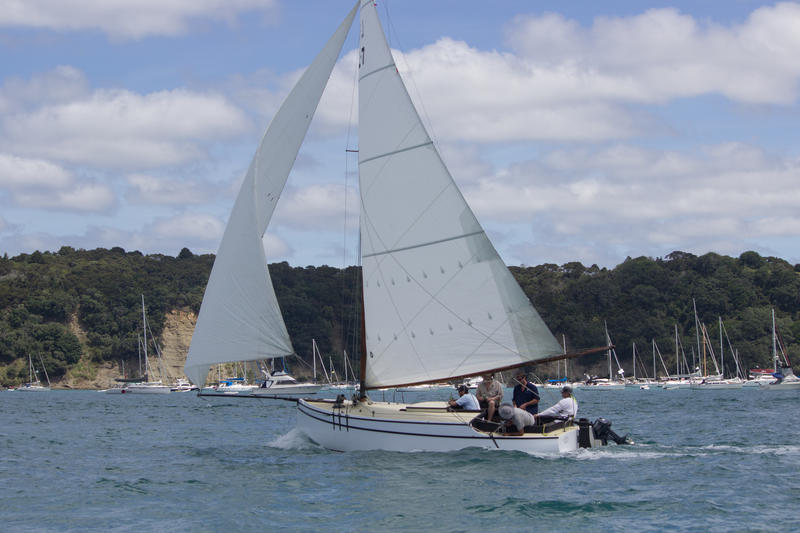 Photograph: KOMURI on Mahurangi Harbour, Hauraki Gulf - New Zealand ...