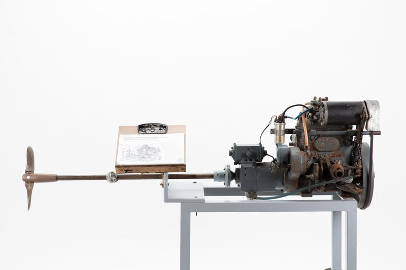 Engine: Stuart Turner P66 marine petrol engine | Kōtuia ngā Kete