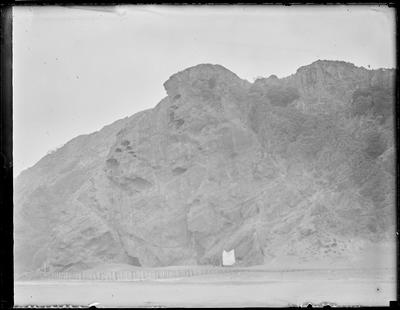 Glass plate: An image of Windy Point - New Zealand Maritime Museum