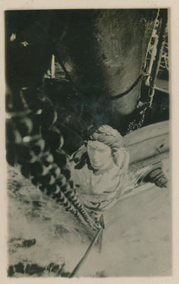 Photograph: Figurehead of RAUPO - New Zealand Maritime Museum