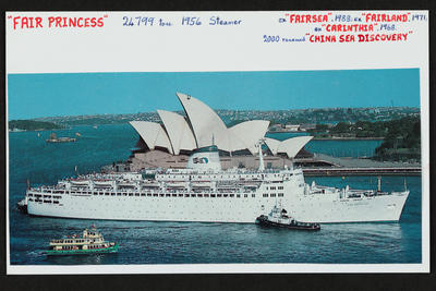 Index card - New Zealand Maritime Museum