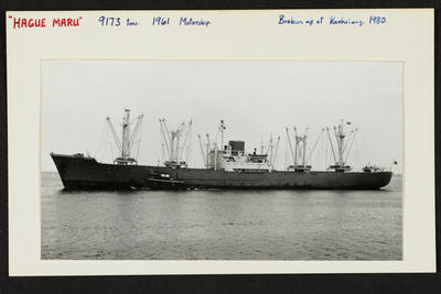 Index card - New Zealand Maritime Museum