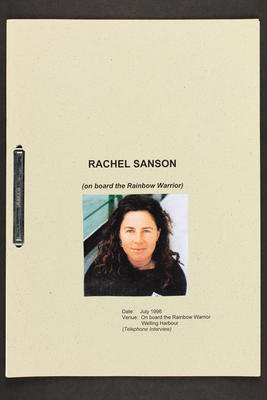 Interview transcript: Rachel Sanson, Moruroa Pacific Peace Flotilla ...