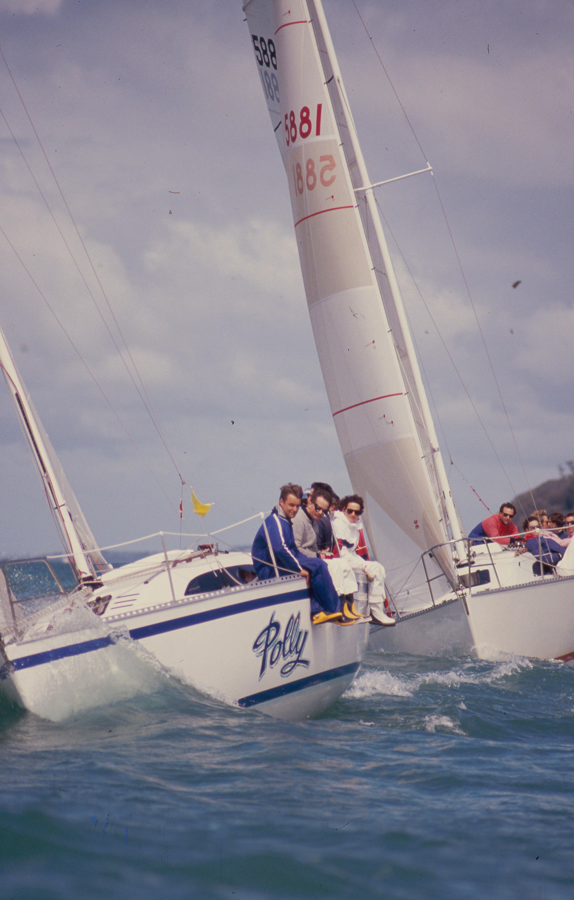Slide: POLLY and HYPERACTIVE sailing in the Southern Ocean Regatta ...
