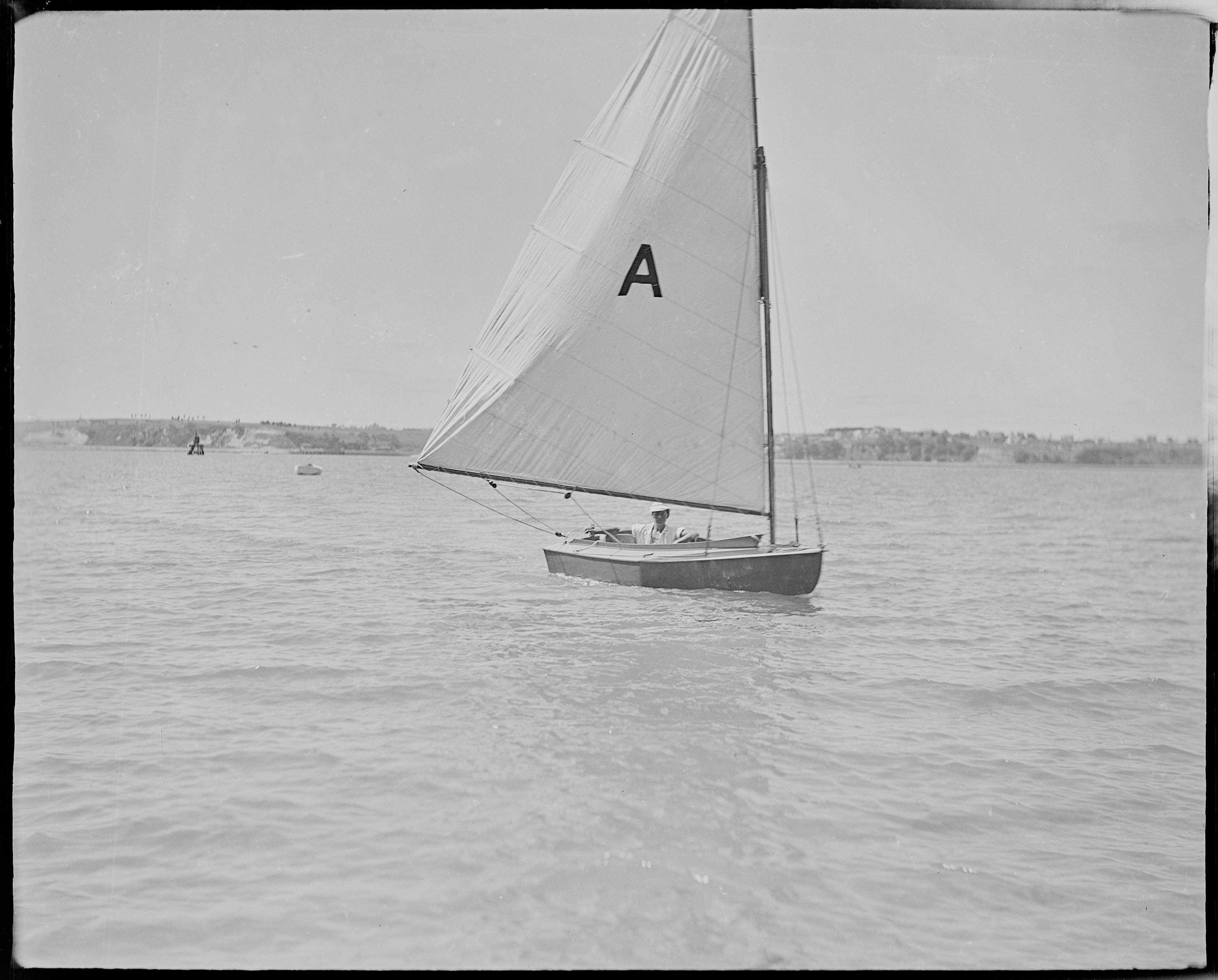 Negative: Z-class sailing dinghy on Waitematā Harbour - New Zealand ...
