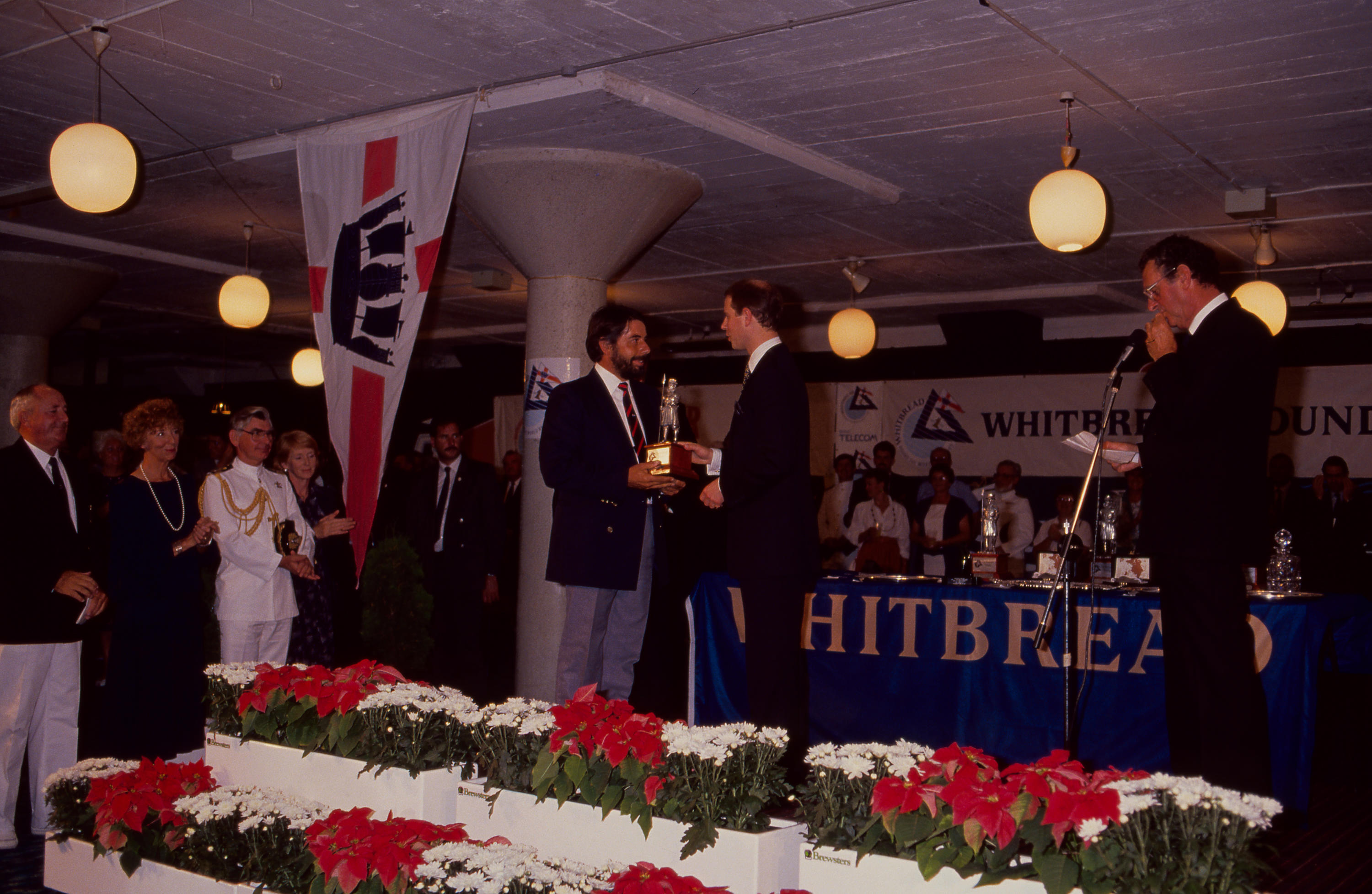 Slide: Whitbread Prizegiving 12/90 - New Zealand Maritime Museum