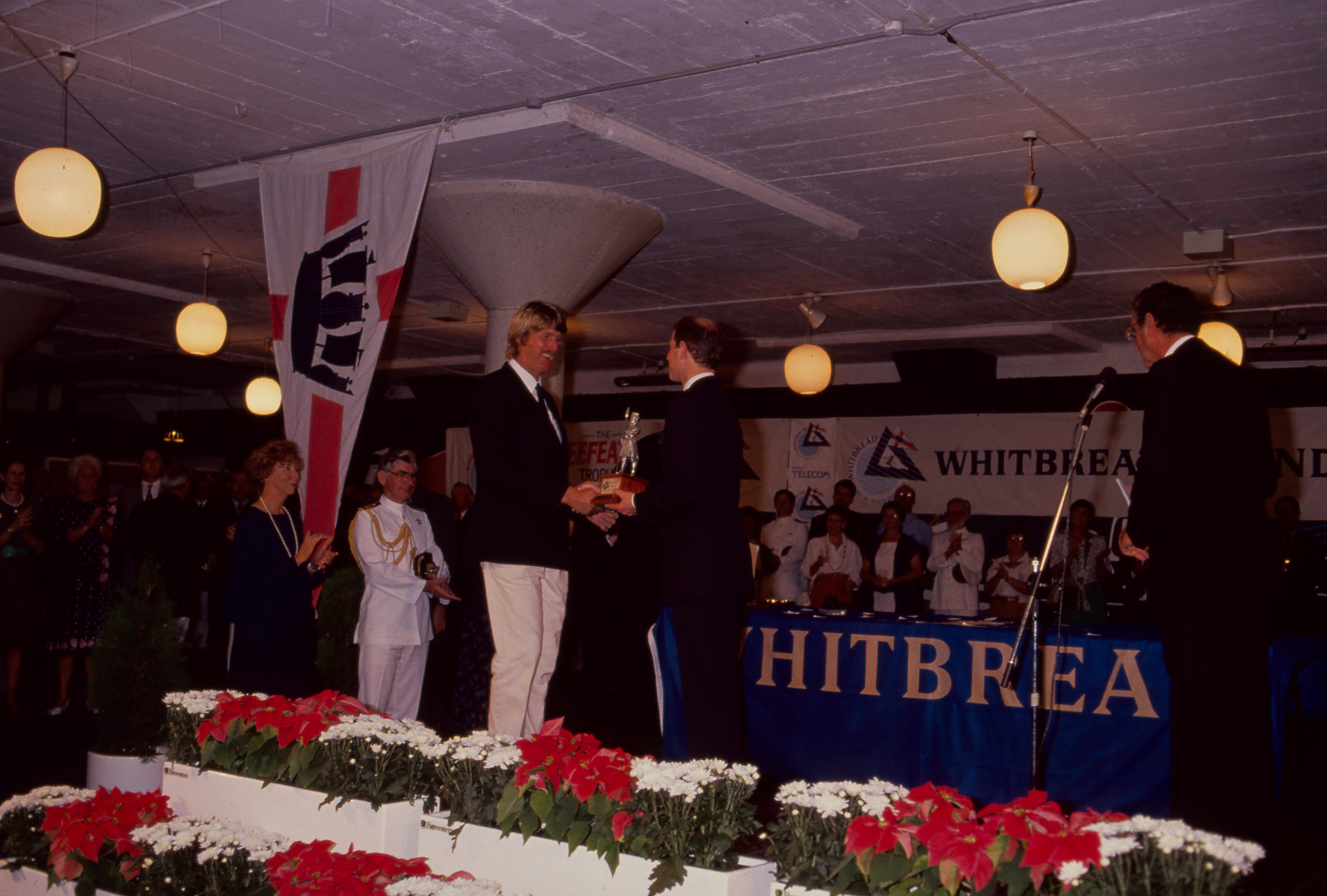 Slide: Whitbread Prizegiving 12/90 - New Zealand Maritime Museum