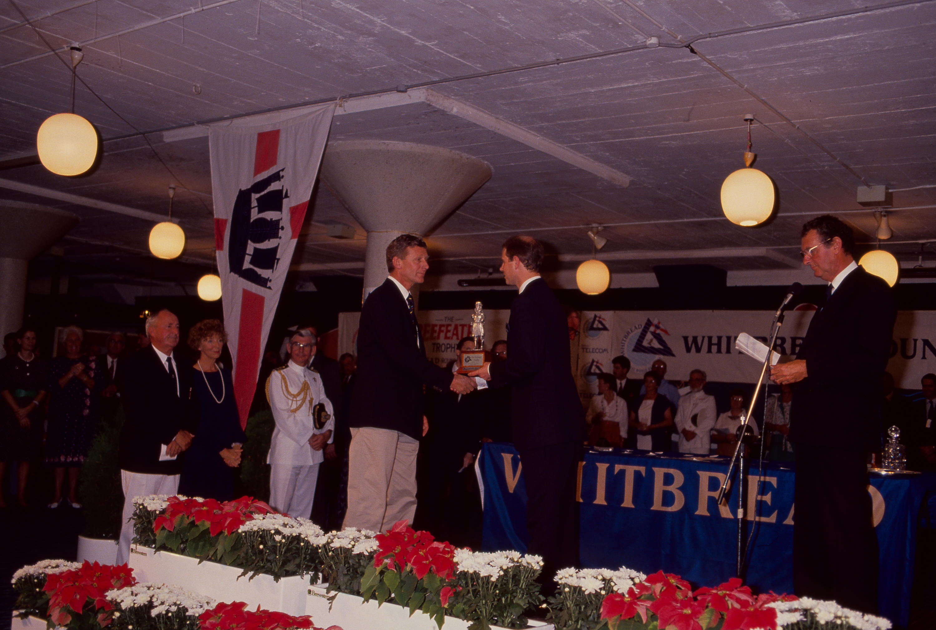Slide: Whitbread Prizegiving 12/90 - New Zealand Maritime Museum