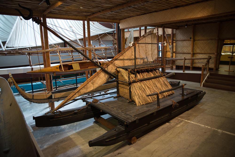 Vessel: Fijian drua SEMA MAKAWA, a double-hulled war canoe. - New ...