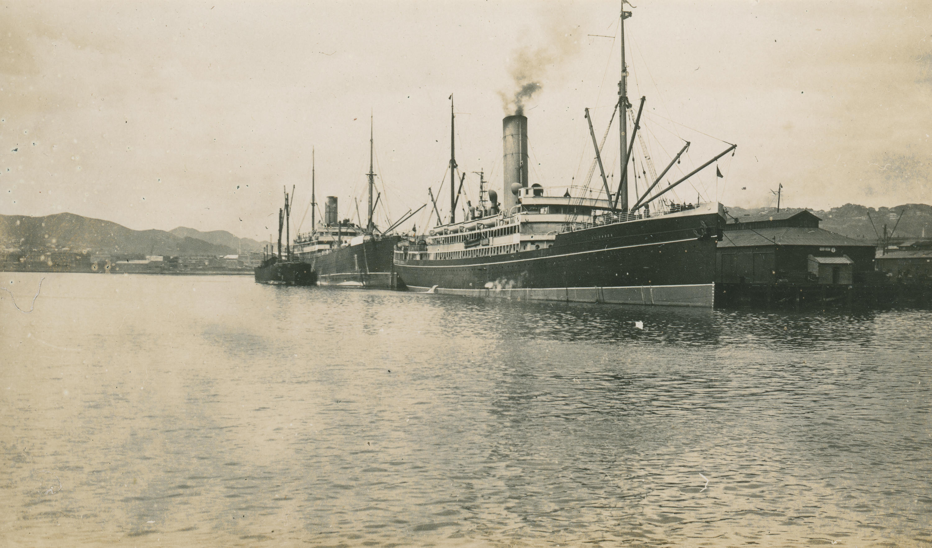 Photograph: ULIMAROA docked at unidentified wharf - New Zealand ...