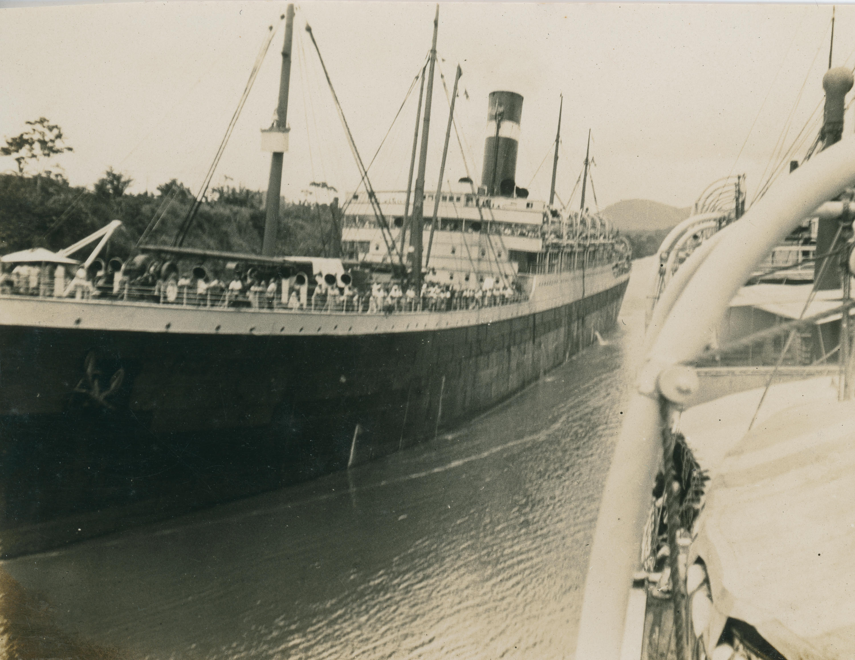 Photograph: Steamship on the Panama Canal, from CORINTHIC - New Zealand ...