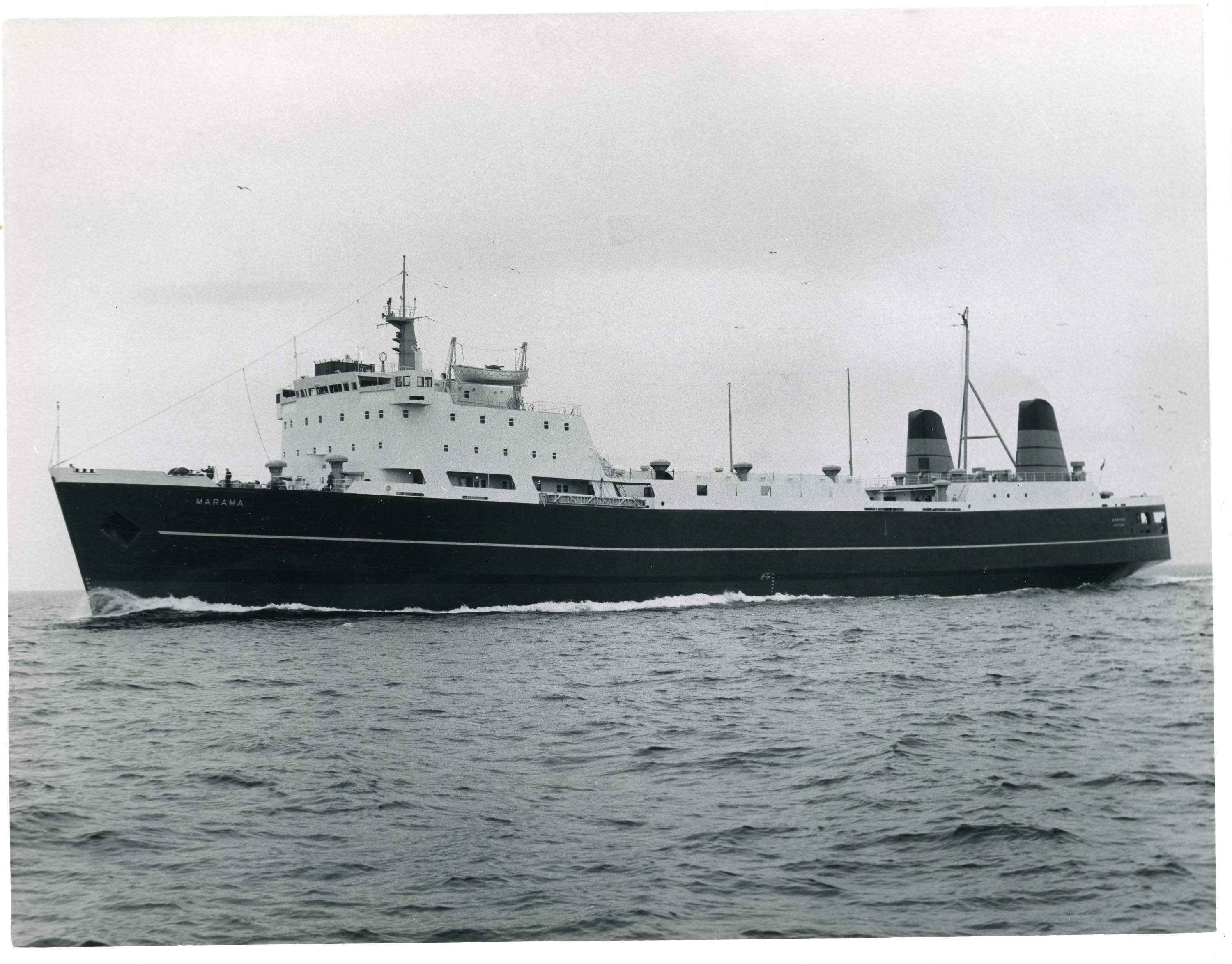 Photograph: MARAMA at sea - New Zealand Maritime Museum