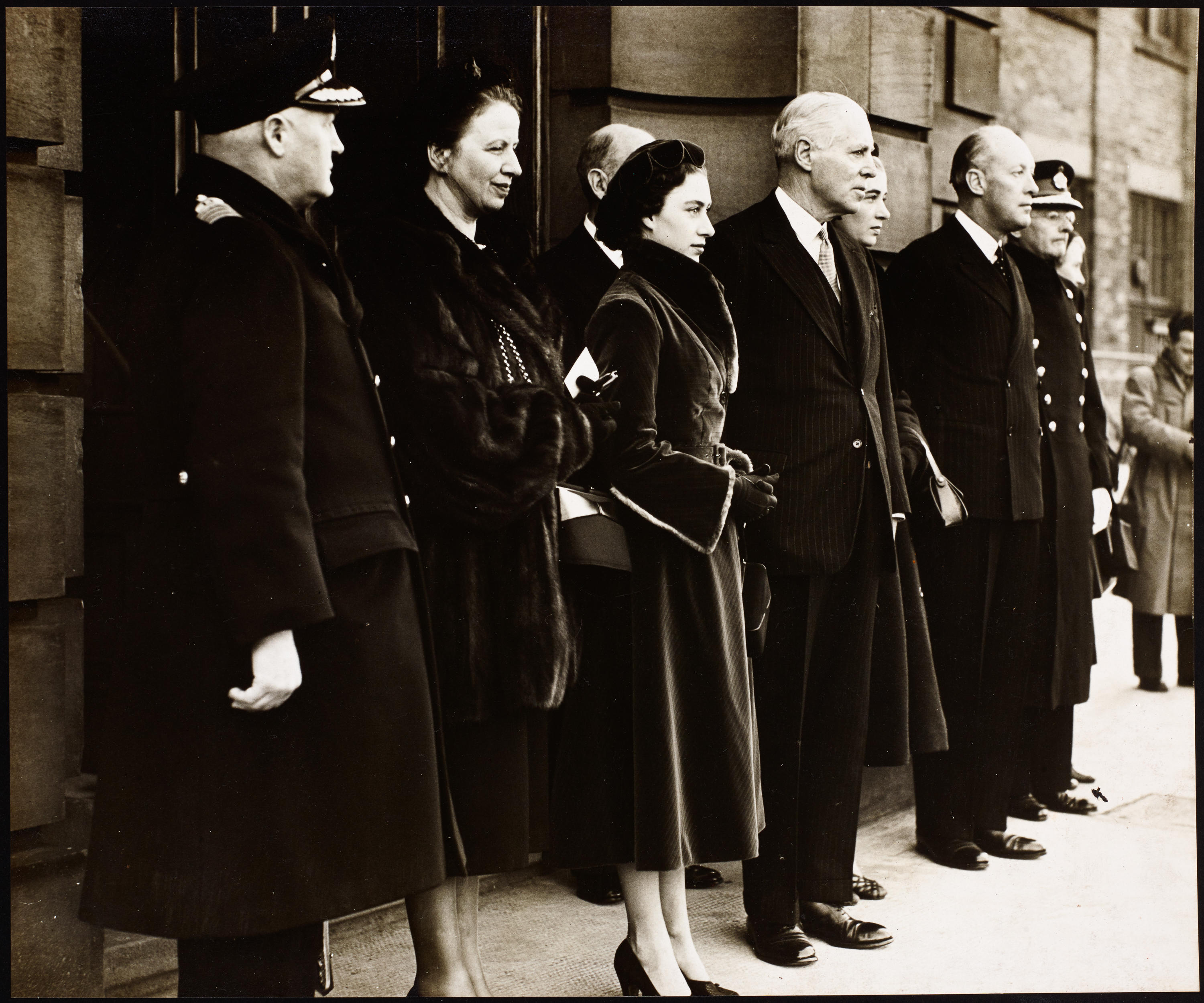 Photograph: HRH Princess Margaret and attendees at launch of TEV MAORI ...
