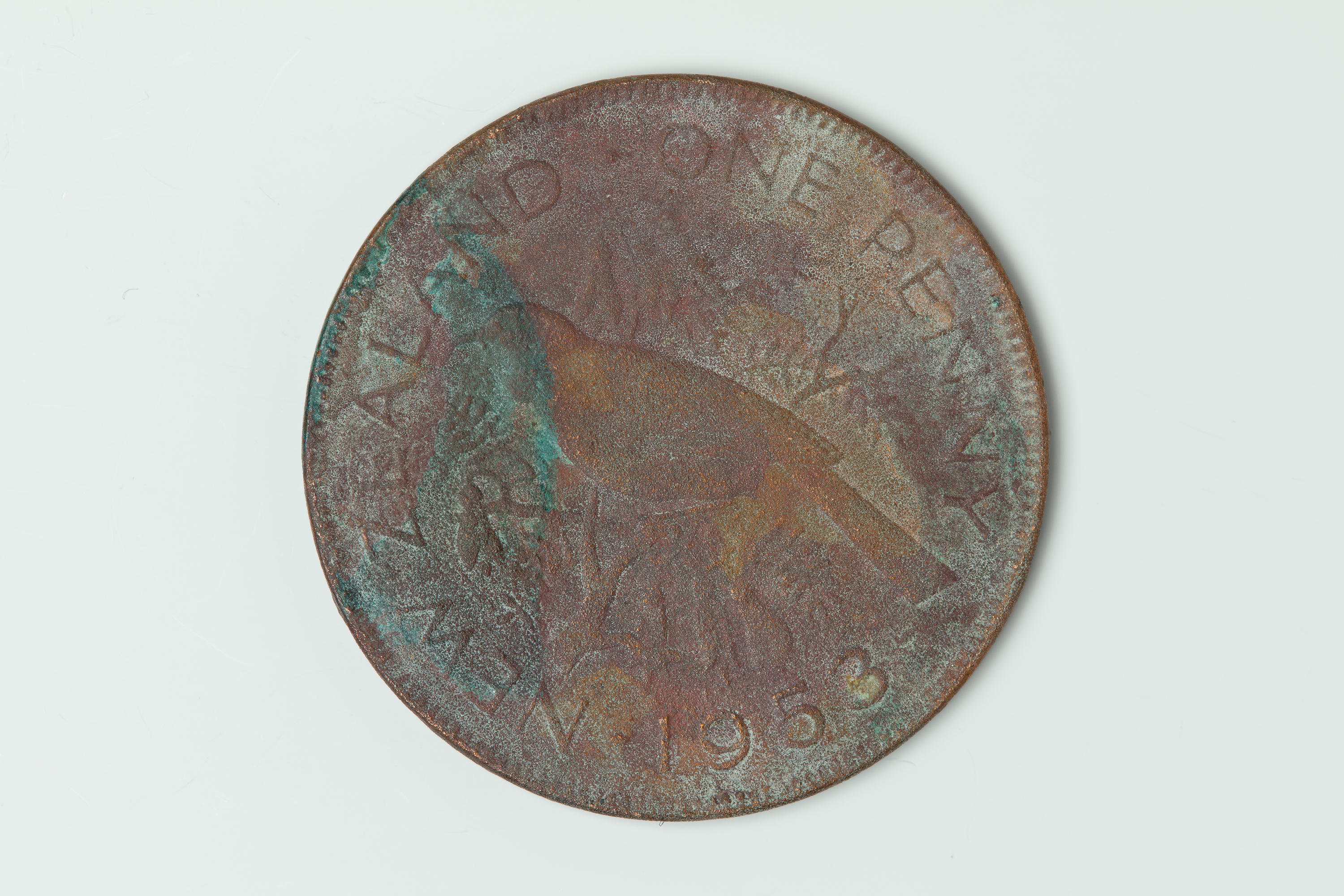 Coin: New Zealand one penny, 1953 - New Zealand Maritime Museum