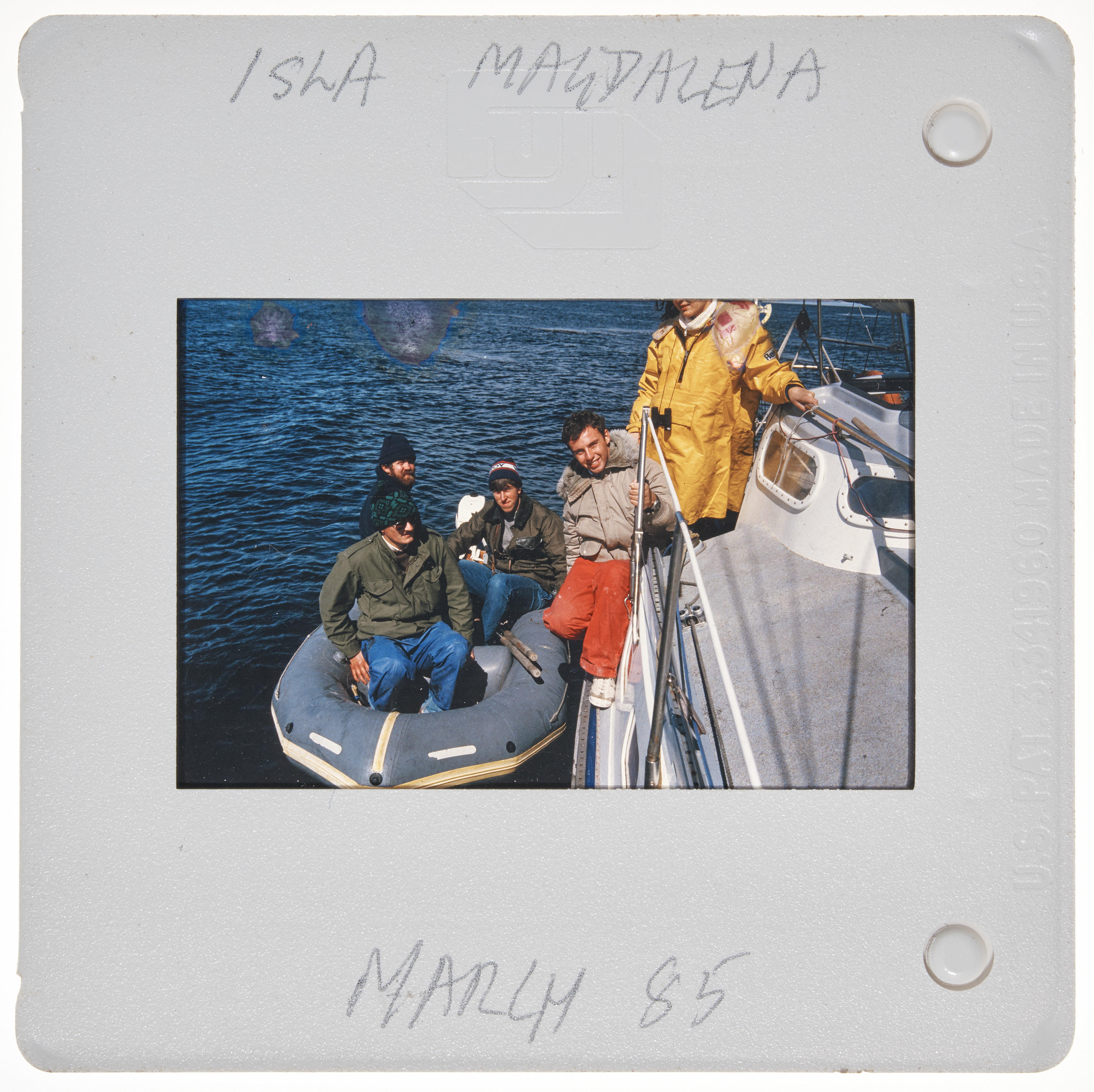 Slide: TOTORORE, Chile, Mar 1985 - New Zealand Maritime Museum