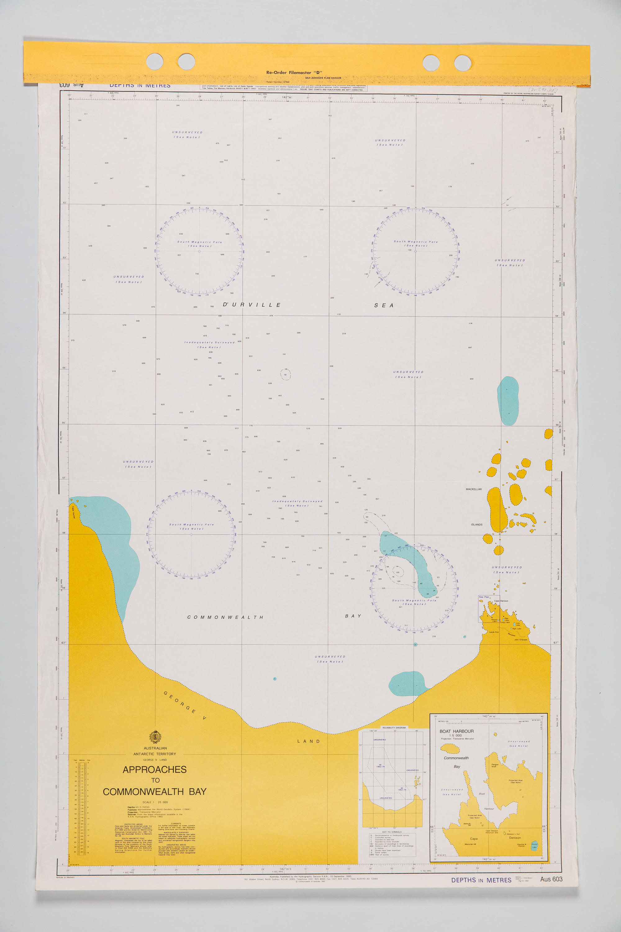 Chart: Antarctica, Approaches to Commonwealth Bay - New Zealand ...