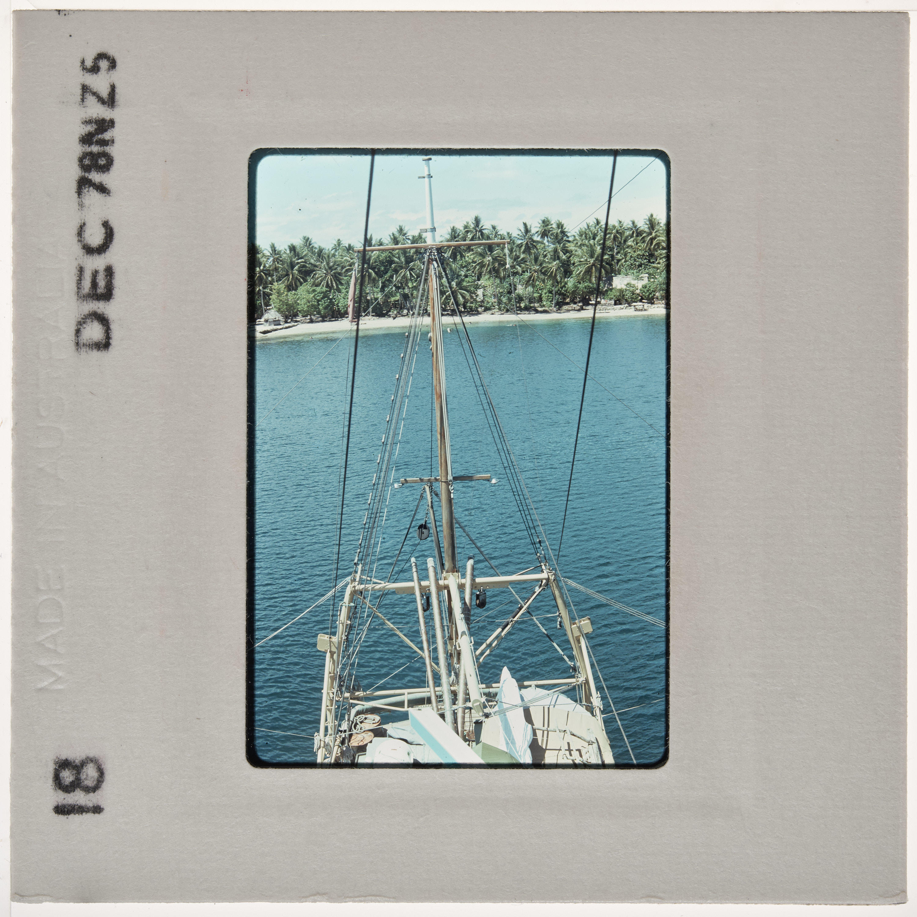 Slide: Gerry Clark, Dec 1978 - New Zealand Maritime Museum