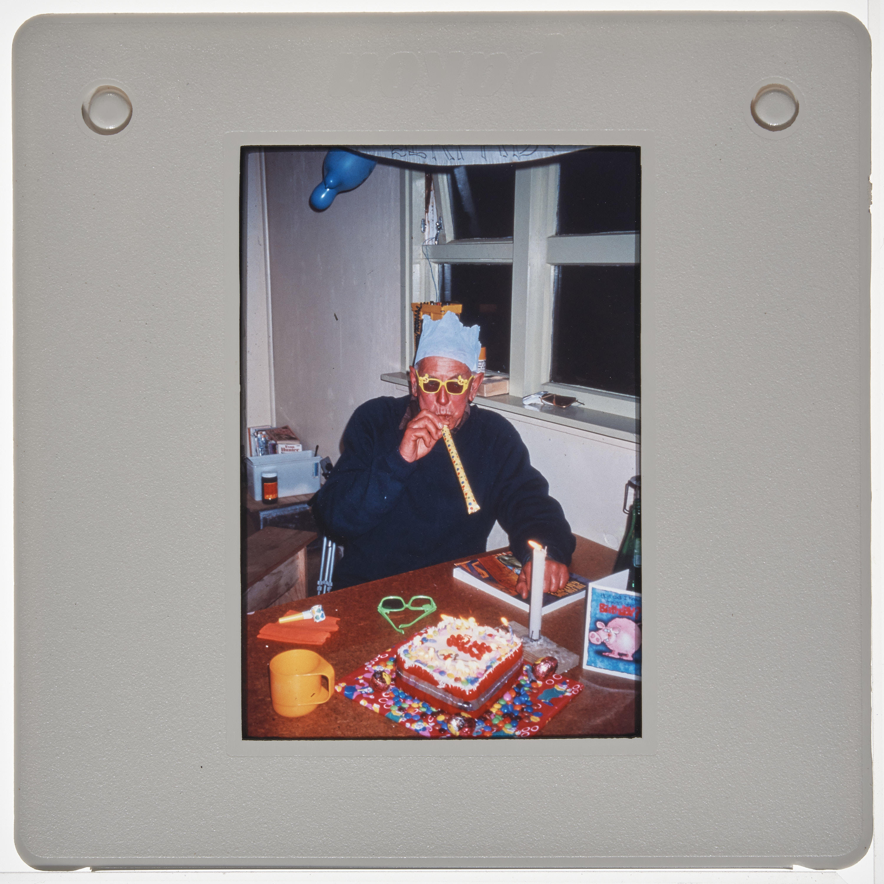 Slide: Person [Gerry Clark] celebrating a birthday - New Zealand ...