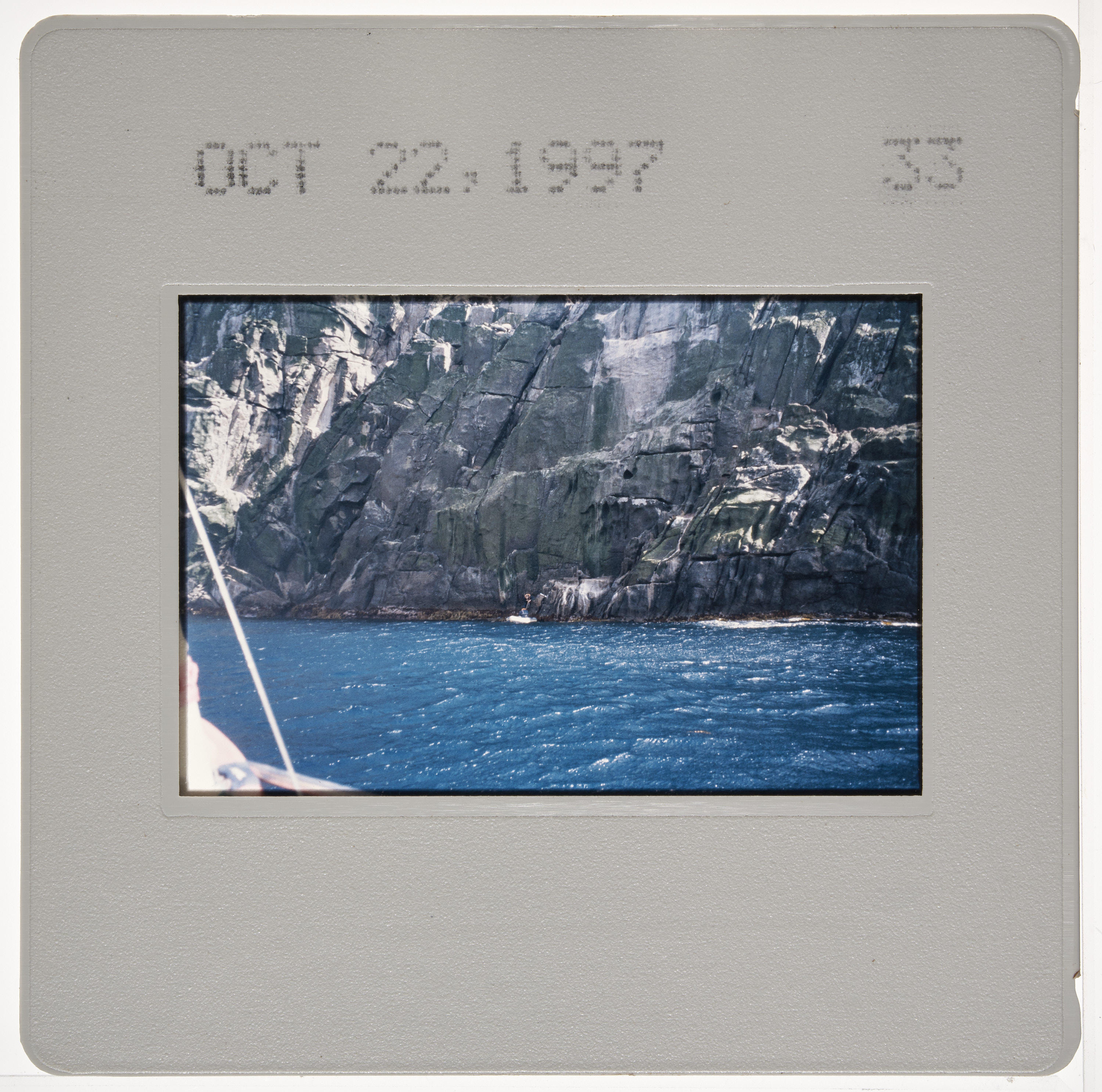 Slide: The Bounty Islands, 1997 - New Zealand Maritime Museum