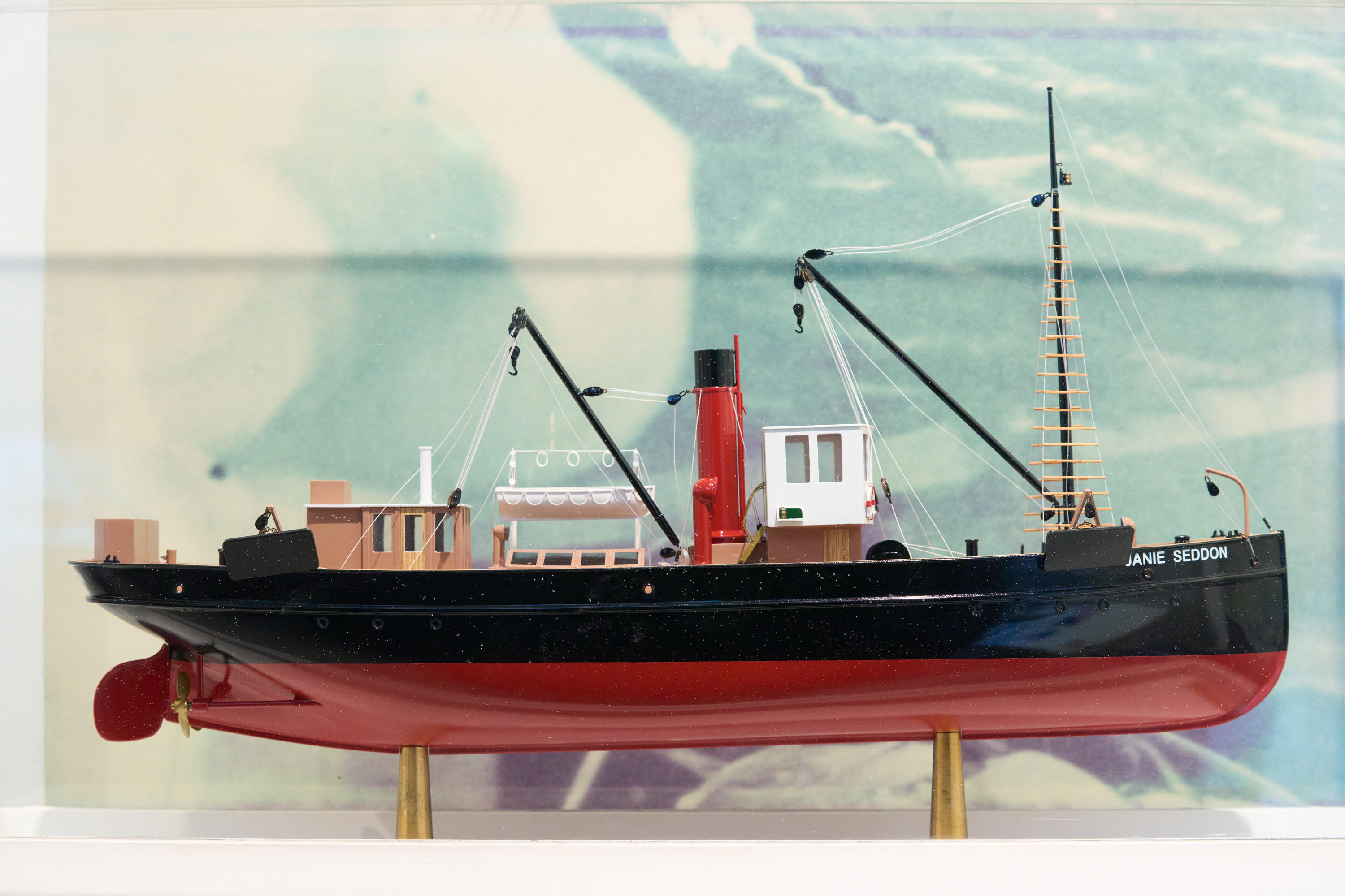 Model: trawler JANIE SEDDON - New Zealand Maritime Museum