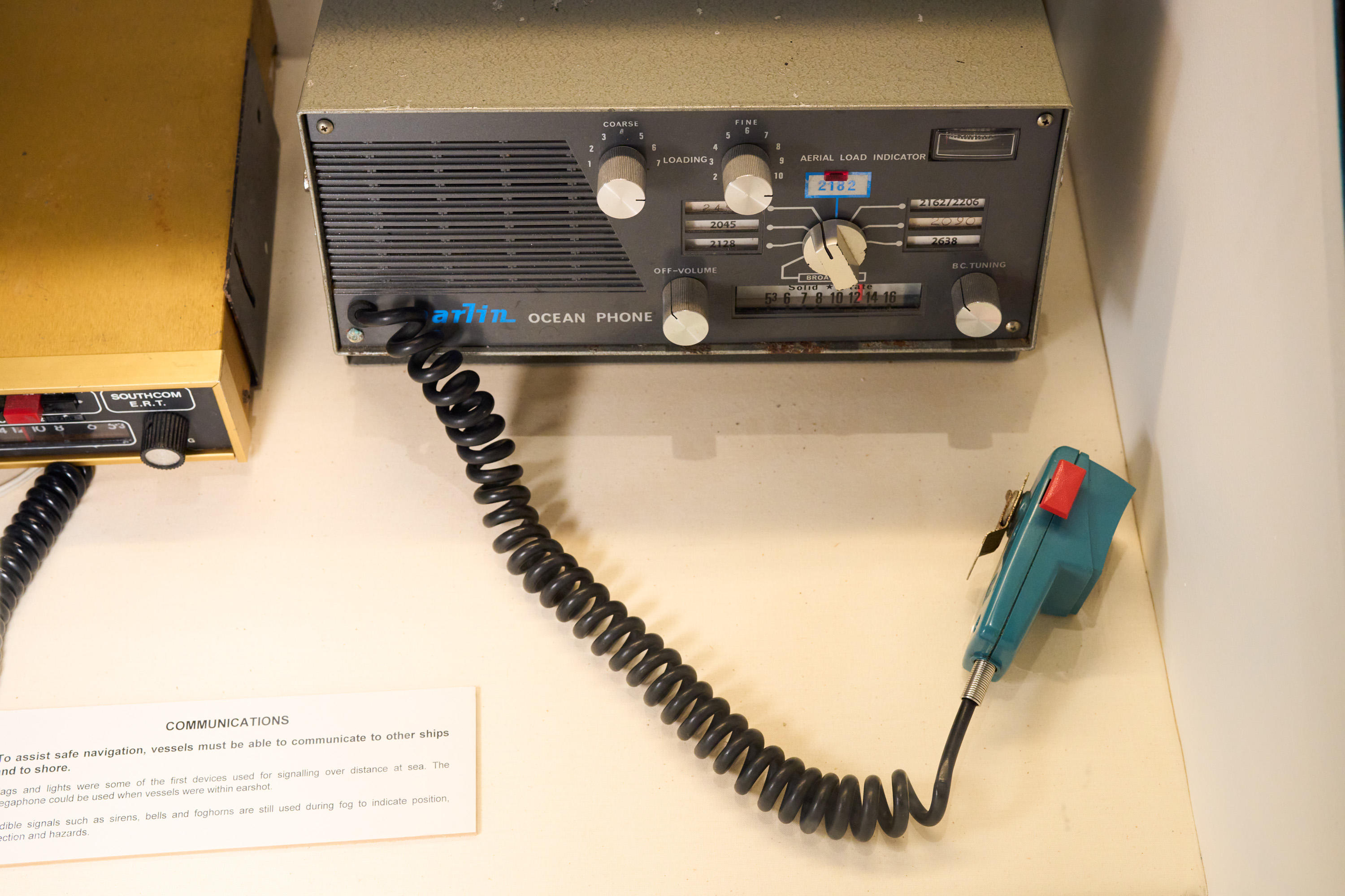 Marlin Ocean phone. - New Zealand Maritime Museum