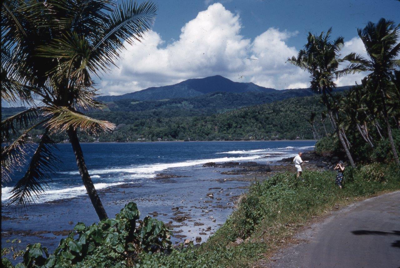 Slide: View of coast - New Zealand Maritime Museum