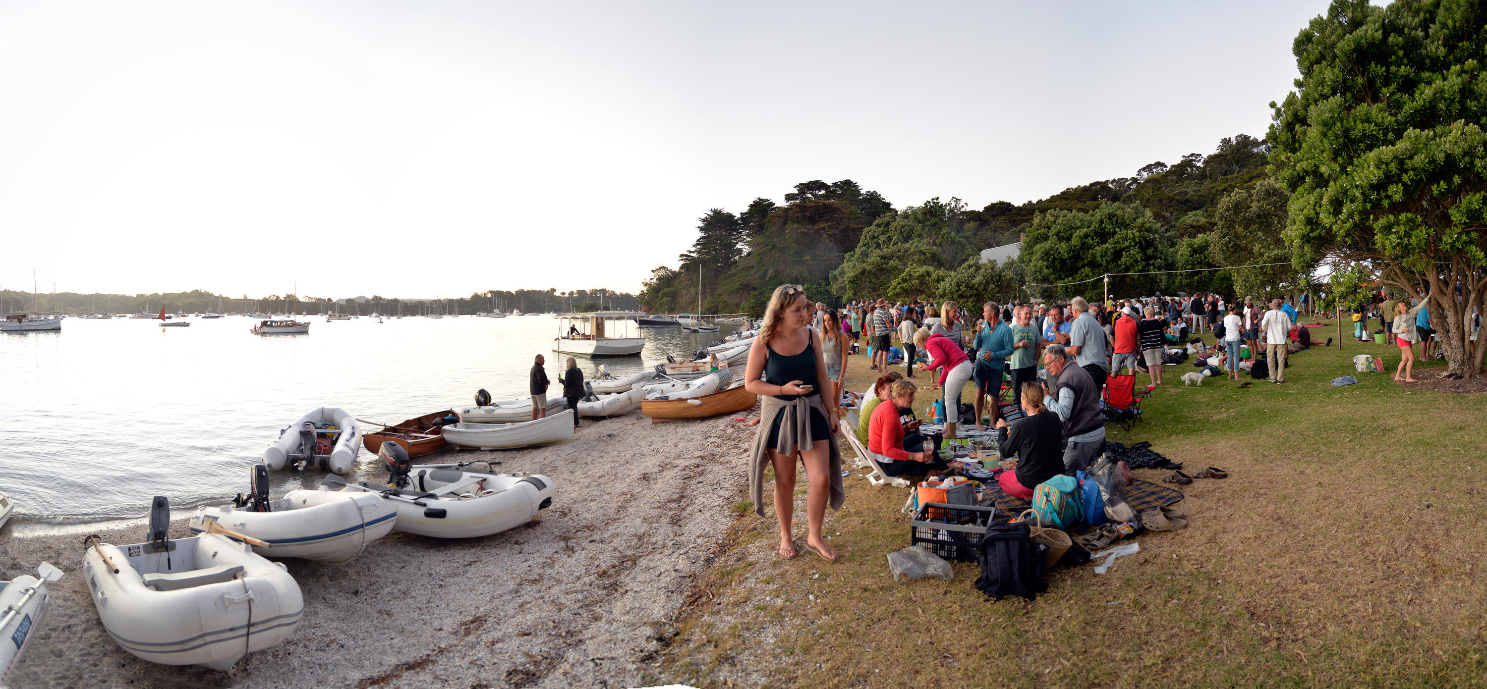 Photograph: Picnic, Mahurangi Harbour - New Zealand Maritime Museum
