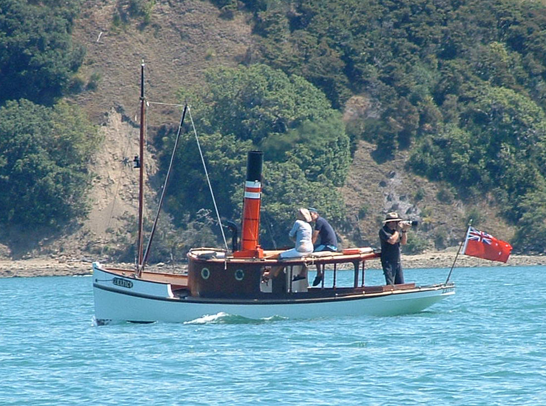 Photograph: SS ZELTIC (1903) on Mahurangi Harbour, Hauraki Gulf - New ...