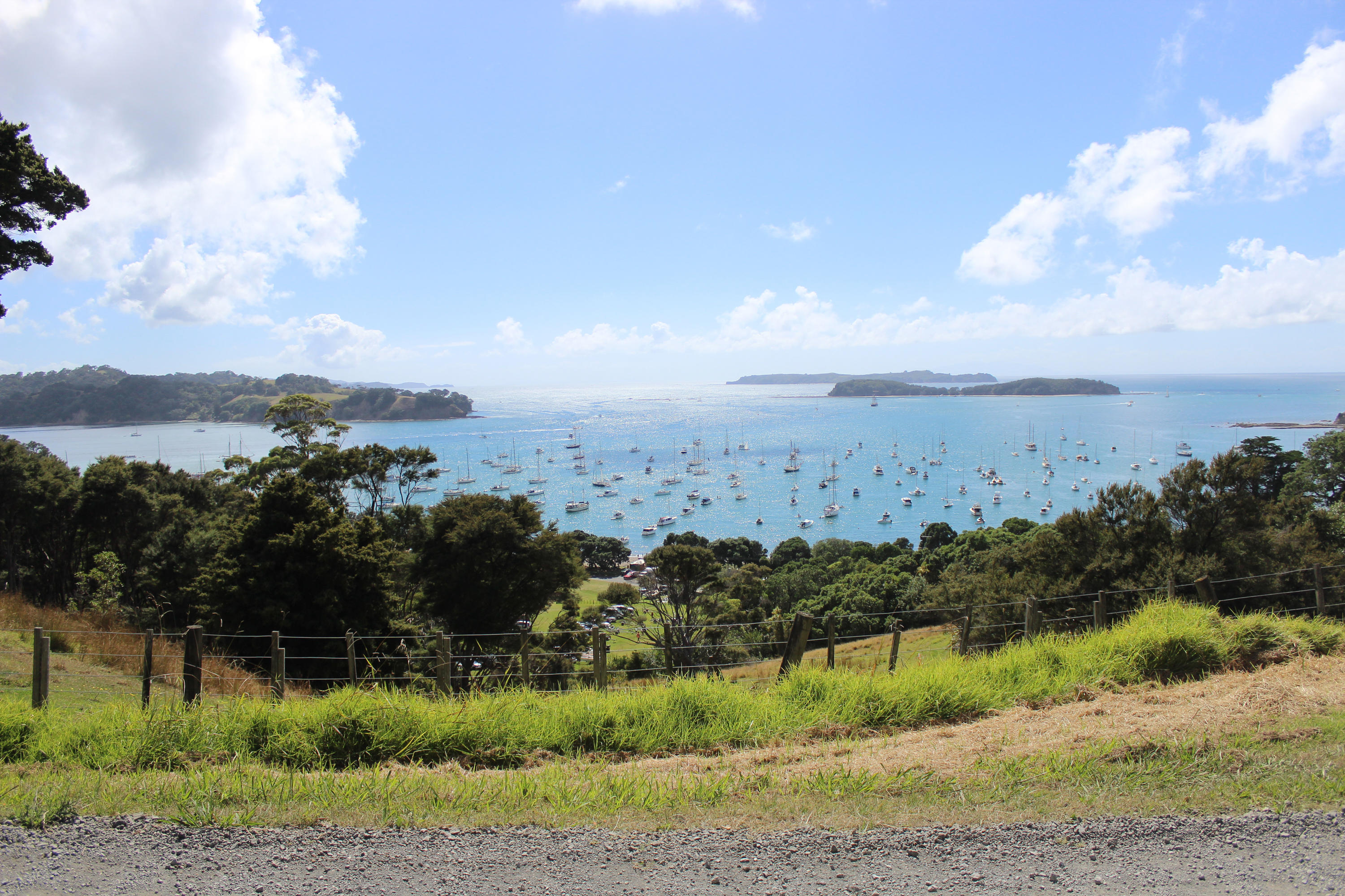 Photograph: View of a bay with vessels anchored on it, Sullivan's Bay ...