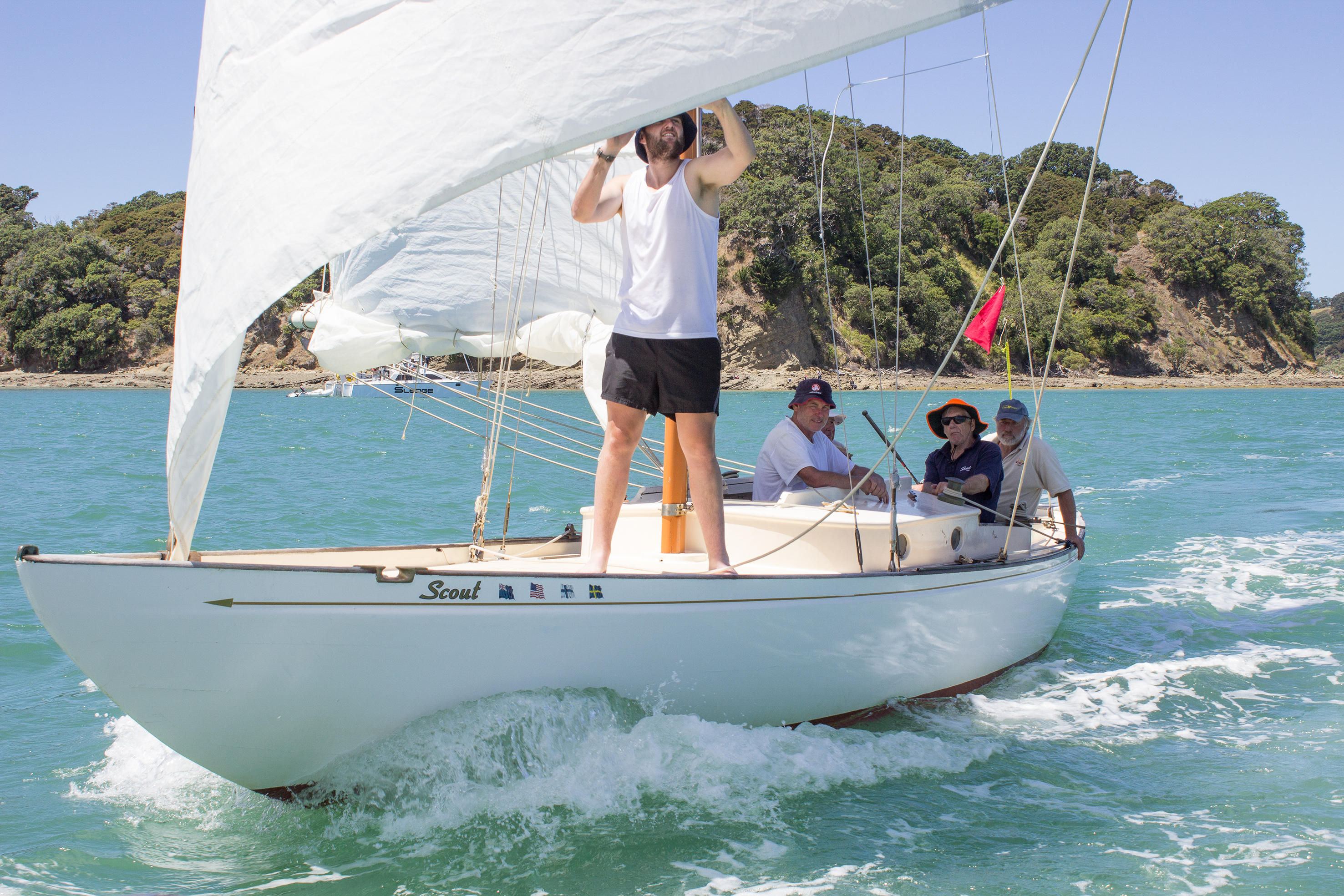 Photograph: SCOUT on Mahurangi Harbour, Hauraki Gulf - New Zealand ...