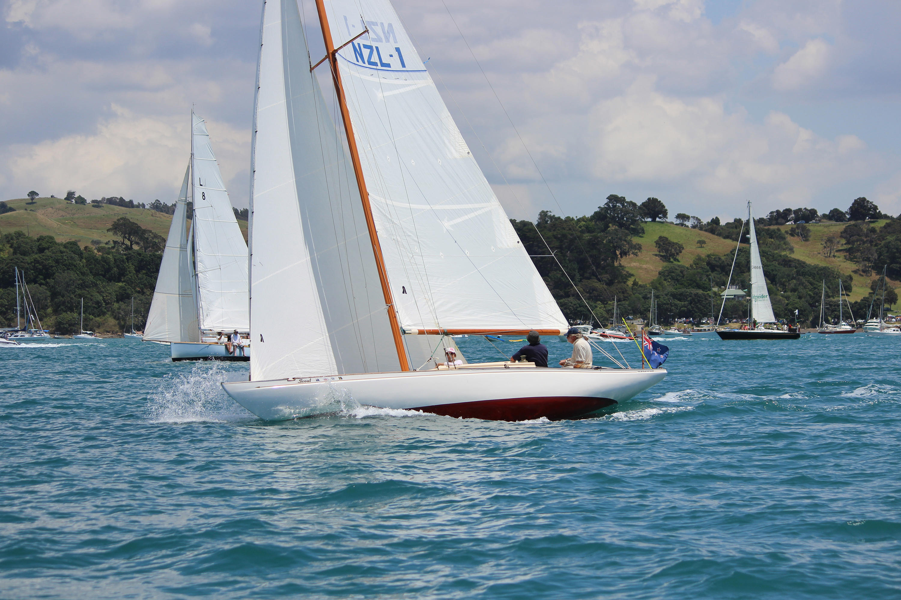 Photograph: SCOUT on Mahurangi Harbour, Hauraki Gulf - New Zealand ...