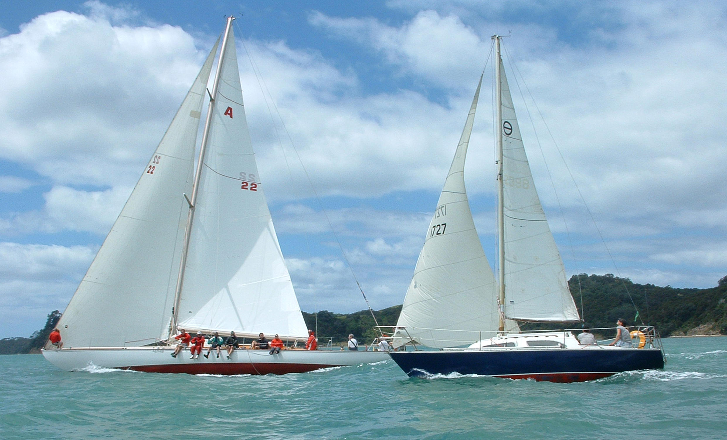 Photograph: RANGER and MITHRIL on Mahurangi Harbour, Hauraki Gulf - New ...