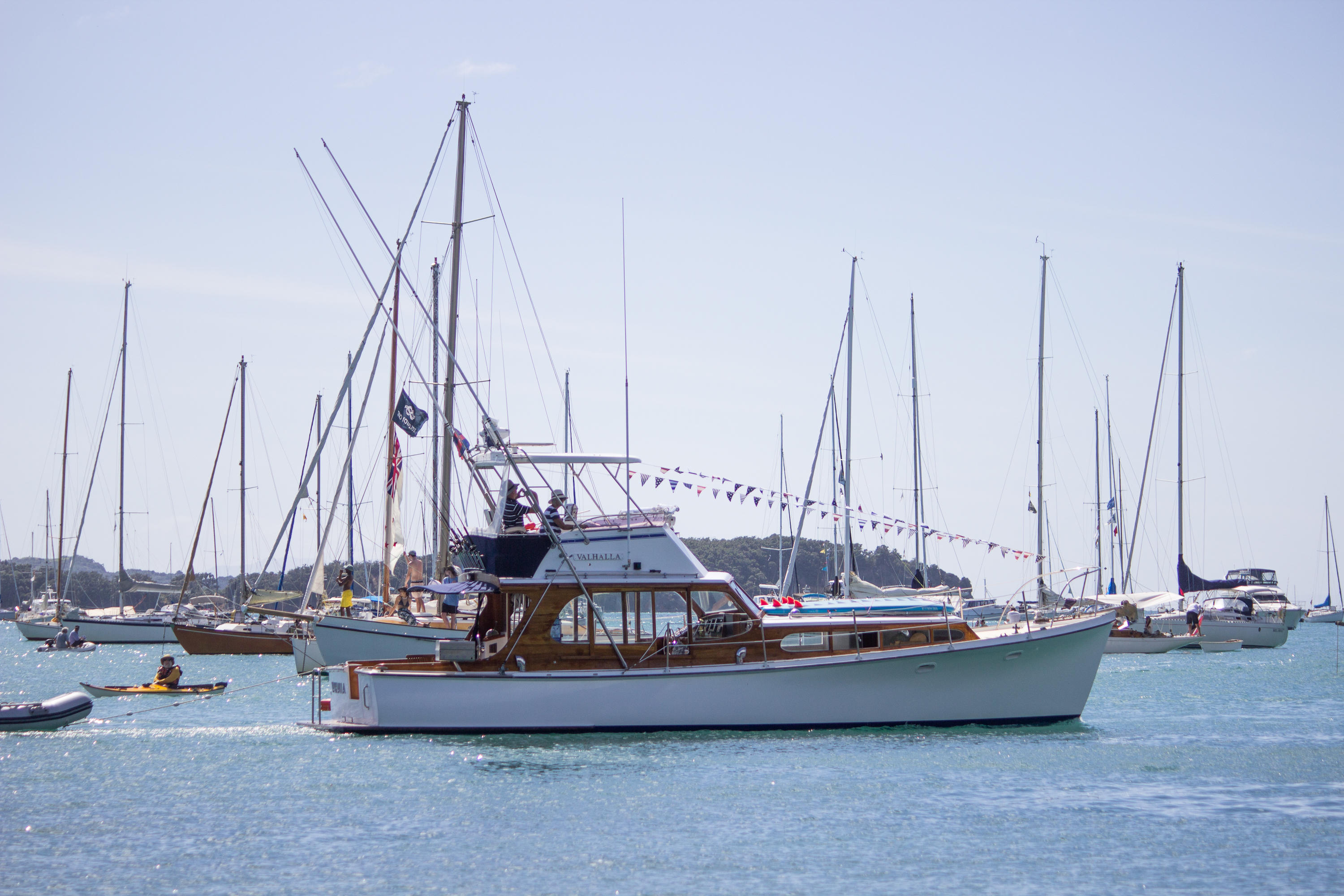 Photograph: VALHALLA on Mahurangi Harbour, Hauraki Gulf - New Zealand ...