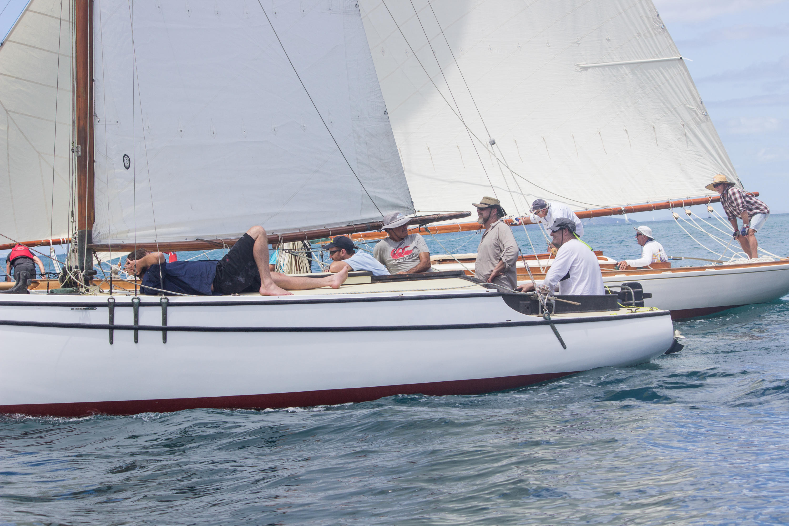 Photograph: KOMURI on Mahurangi Harbour, Hauraki Gulf - New Zealand ...
