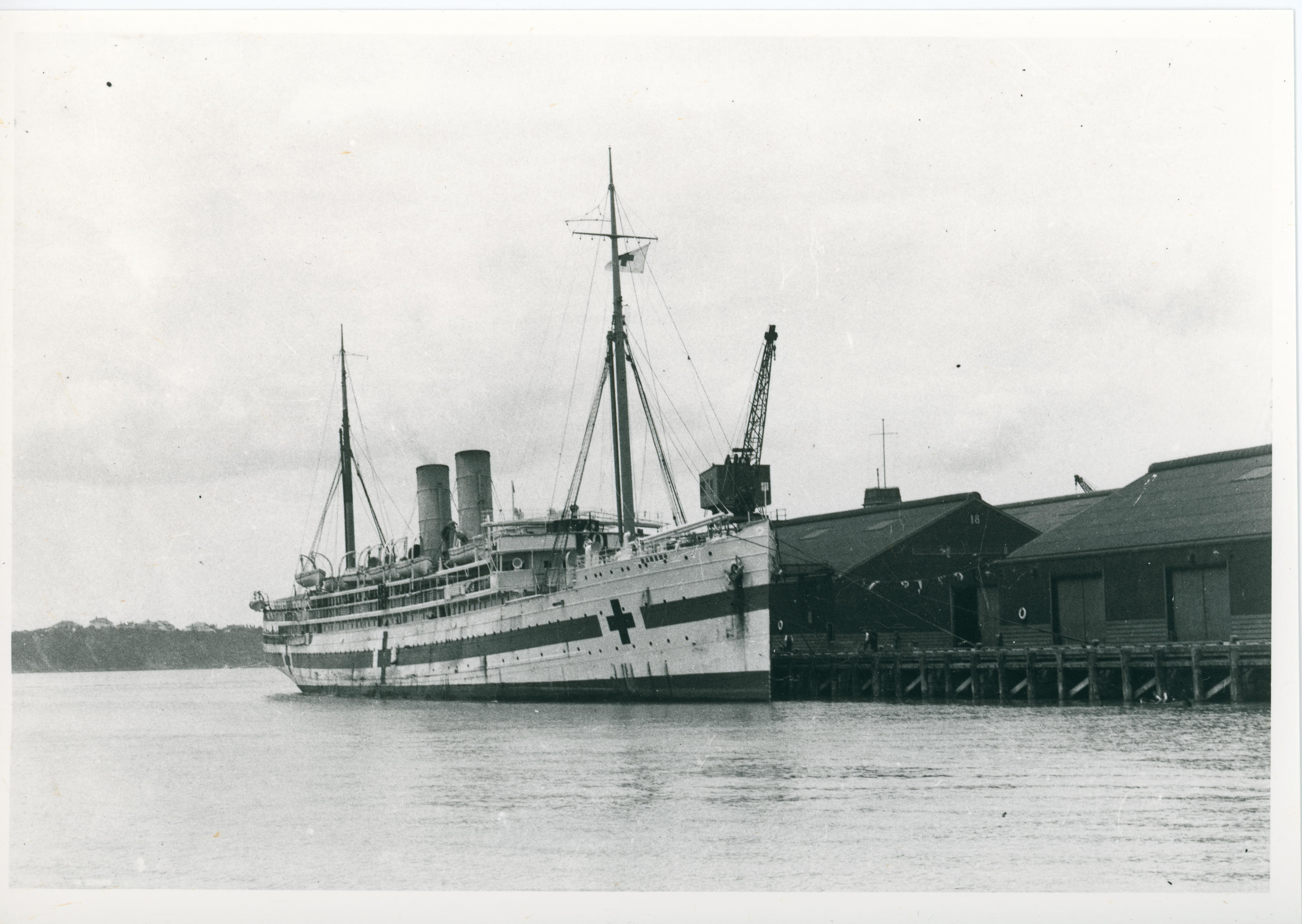Photograph: TSS MAHENO (1905) in Auckland during World War I - New ...