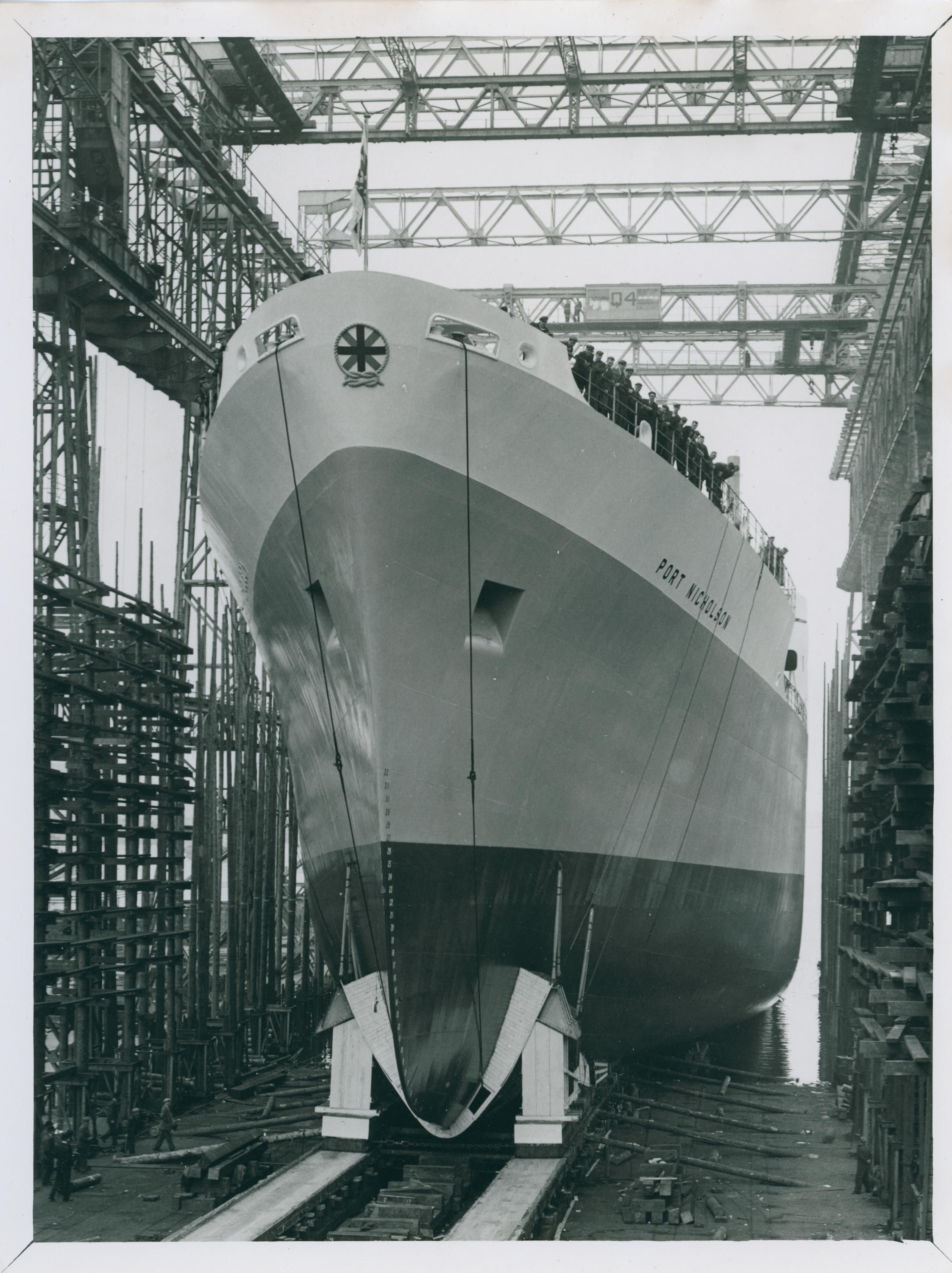 Photograph: PORT NICHOLSON (1962) in the dry dock - New Zealand ...