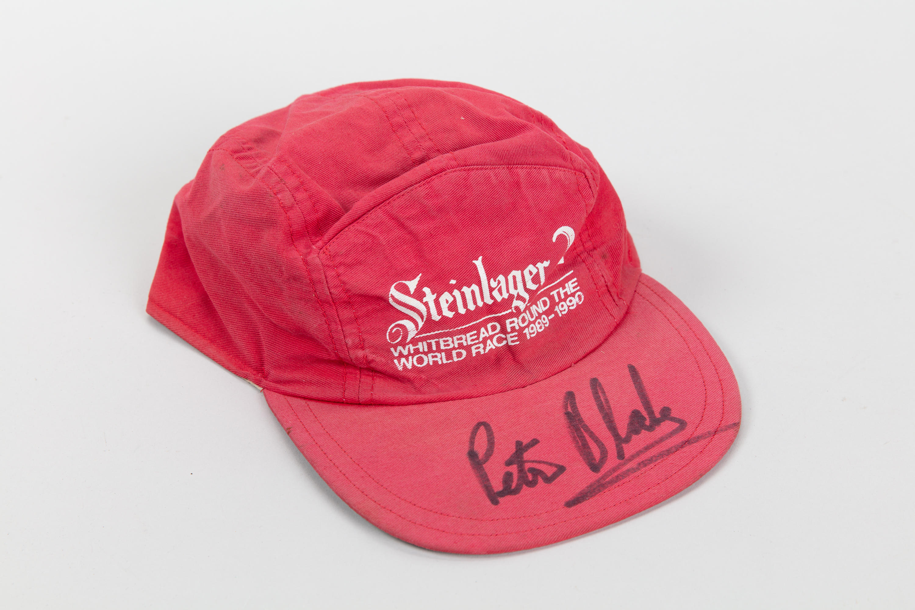 Clothing: STEINLAGER 2, Whitbread Round the World Race cap, signed by ...