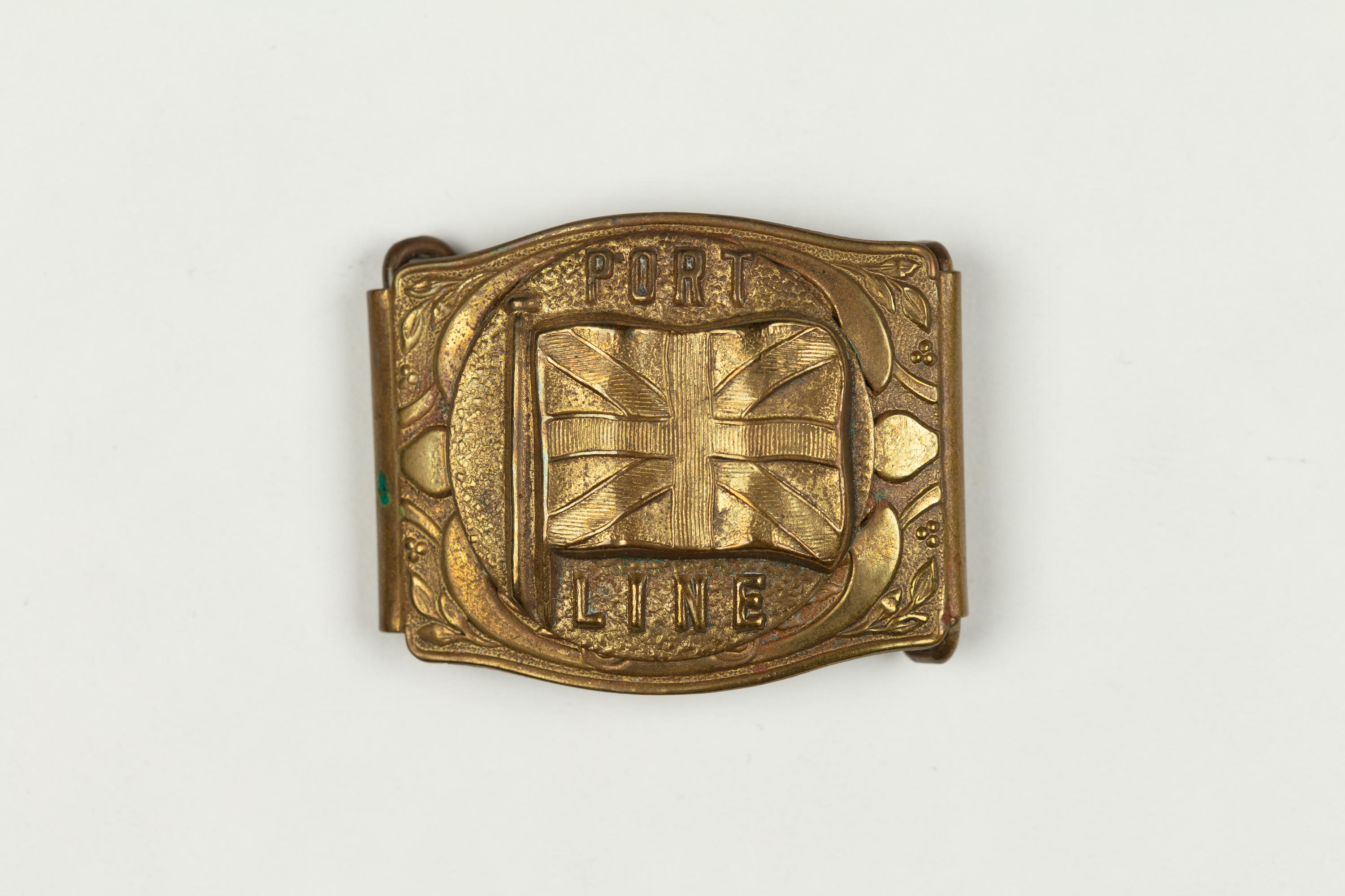 Belt Buckle, Port Line - New Zealand Maritime Museum