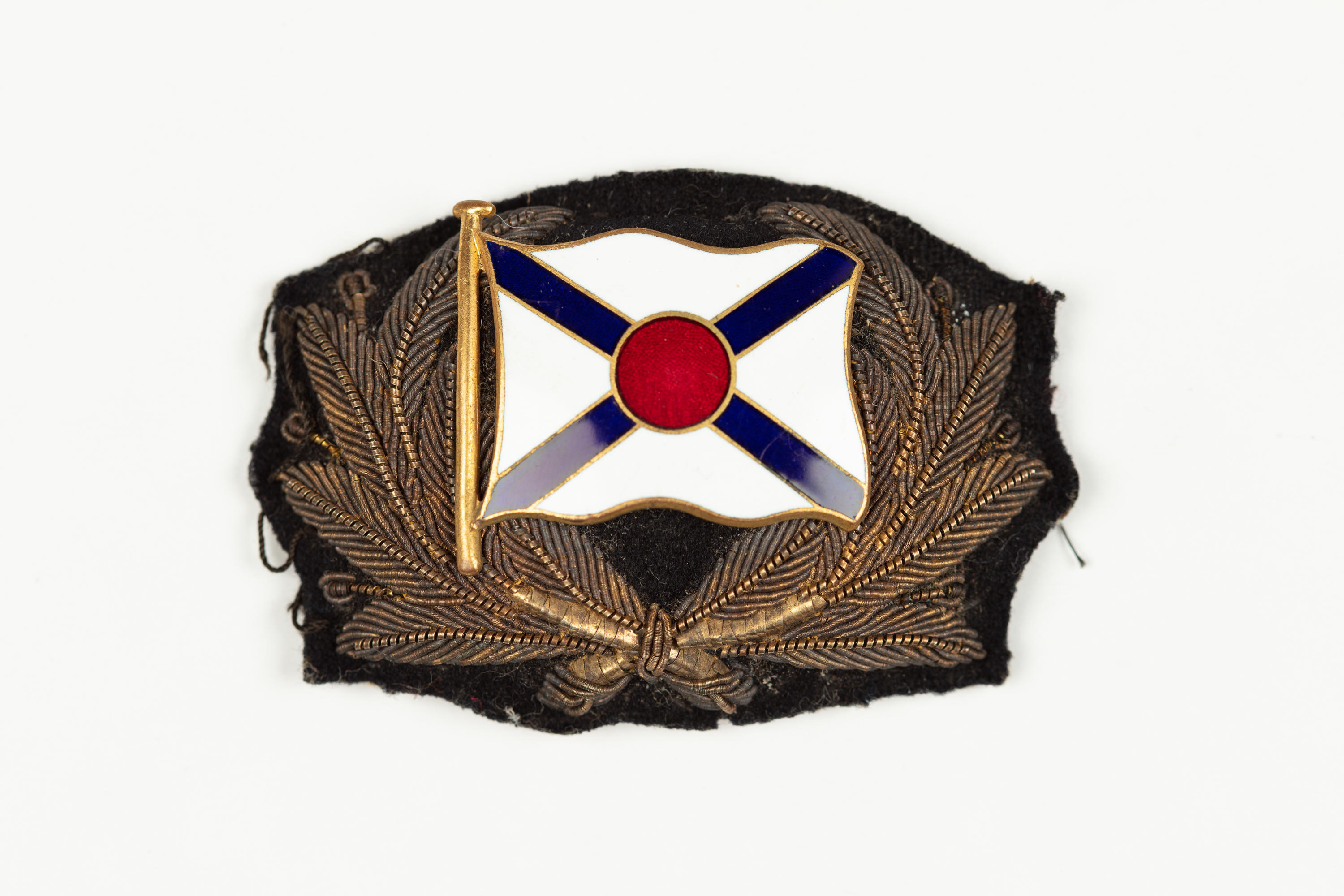 Cap Badge, Anglo-Saxon Petroleum Company - New Zealand Maritime Museum
