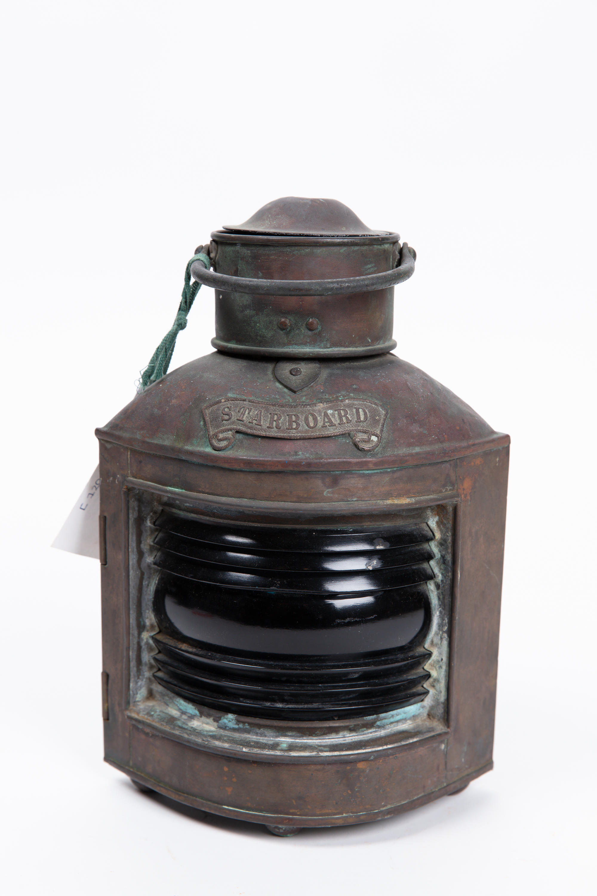 Port light possibly from police launch DEODAR - New Zealand Maritime Museum