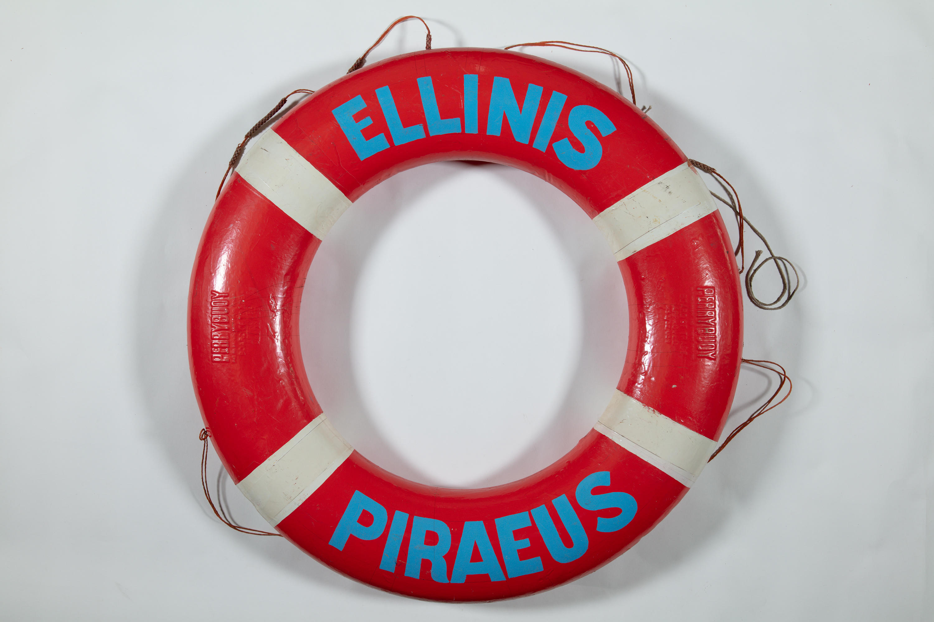 Lifebuoy: passenger ship ELLINIS, Chandris Line - New Zealand Maritime ...