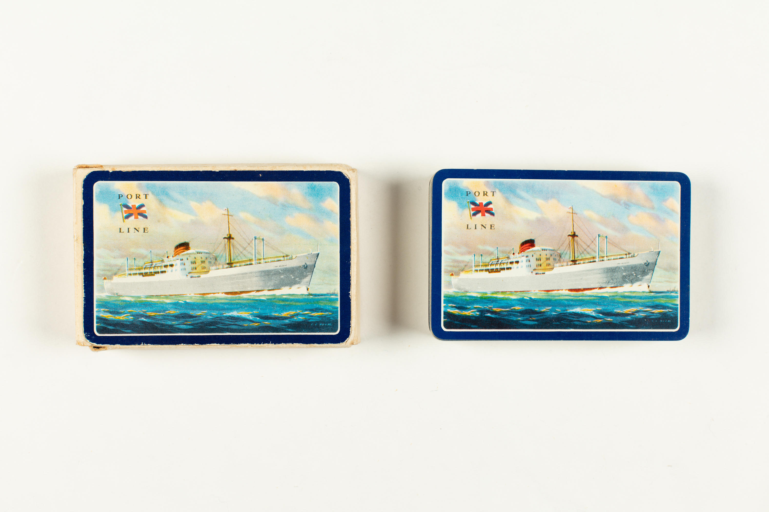 Playing cards, Port Line - New Zealand Maritime Museum