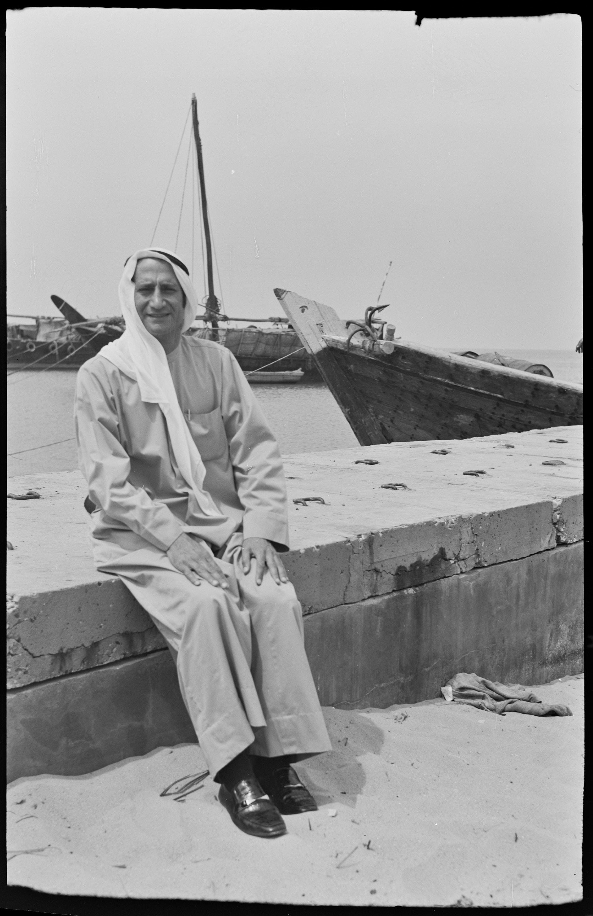 Negative: Portrait, Kuwait, 1972 - New Zealand Maritime Museum