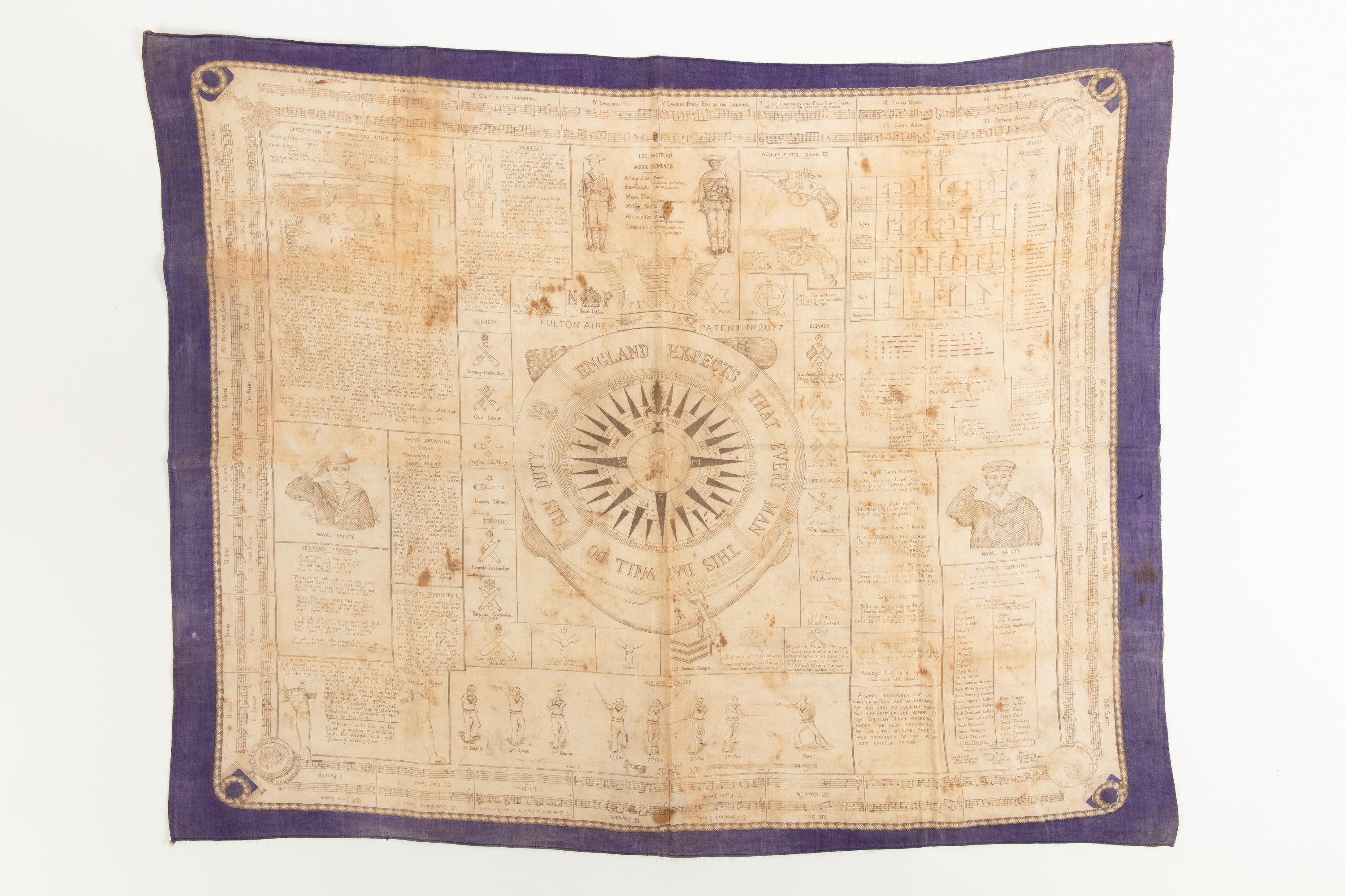 Sailor's handkerchief - New Zealand Maritime Museum