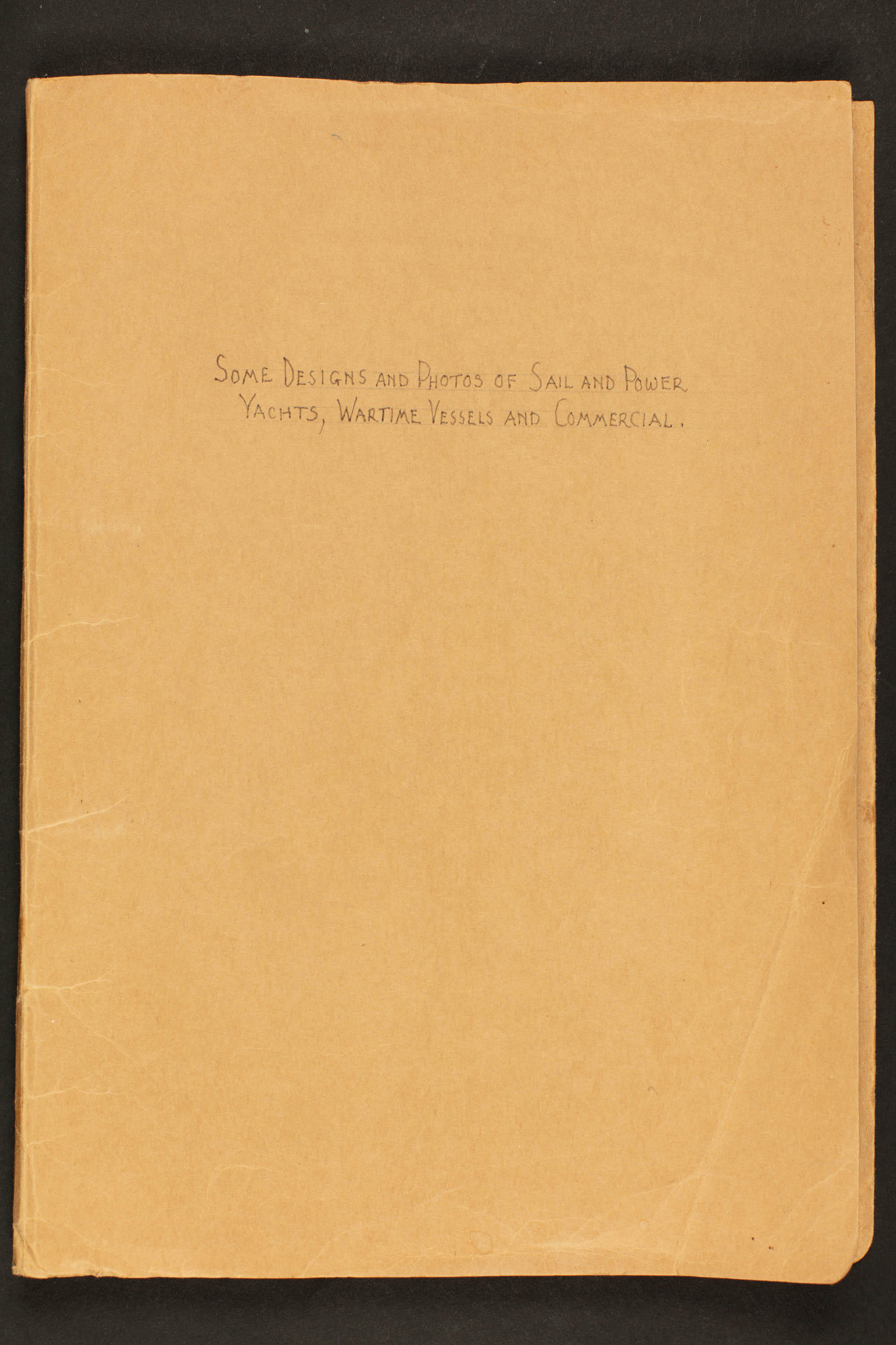 File: Some Designs and Photos of Sail and Power Yachts, Wartime Vessels ...