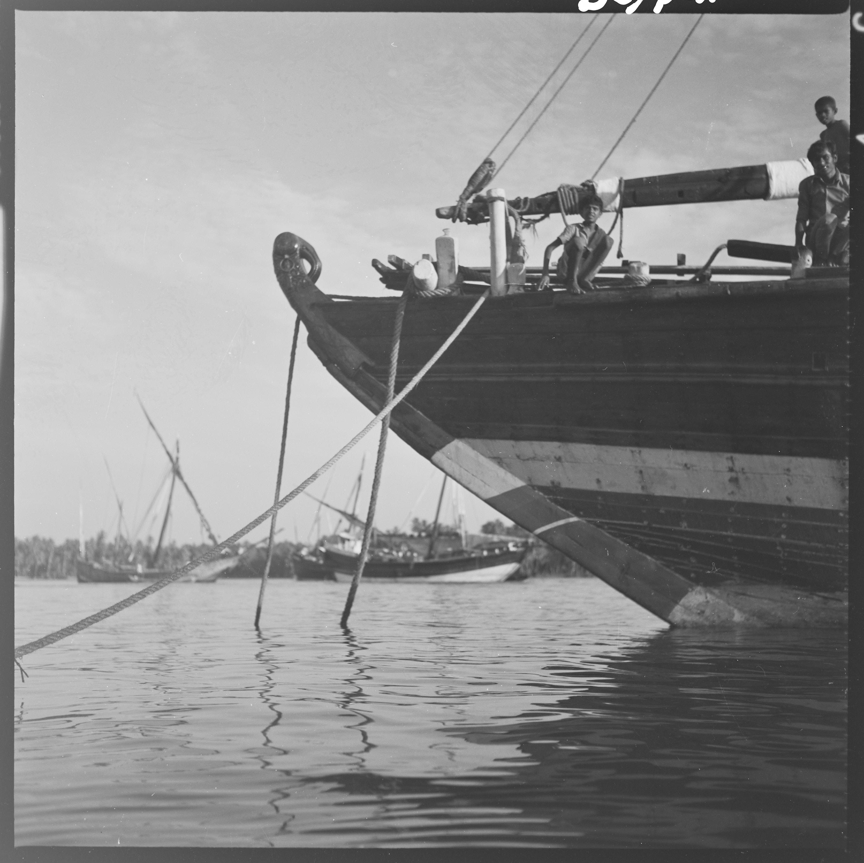 Negative: Stern of kotia AL MADINA, Beypore, 1973 - New Zealand ...