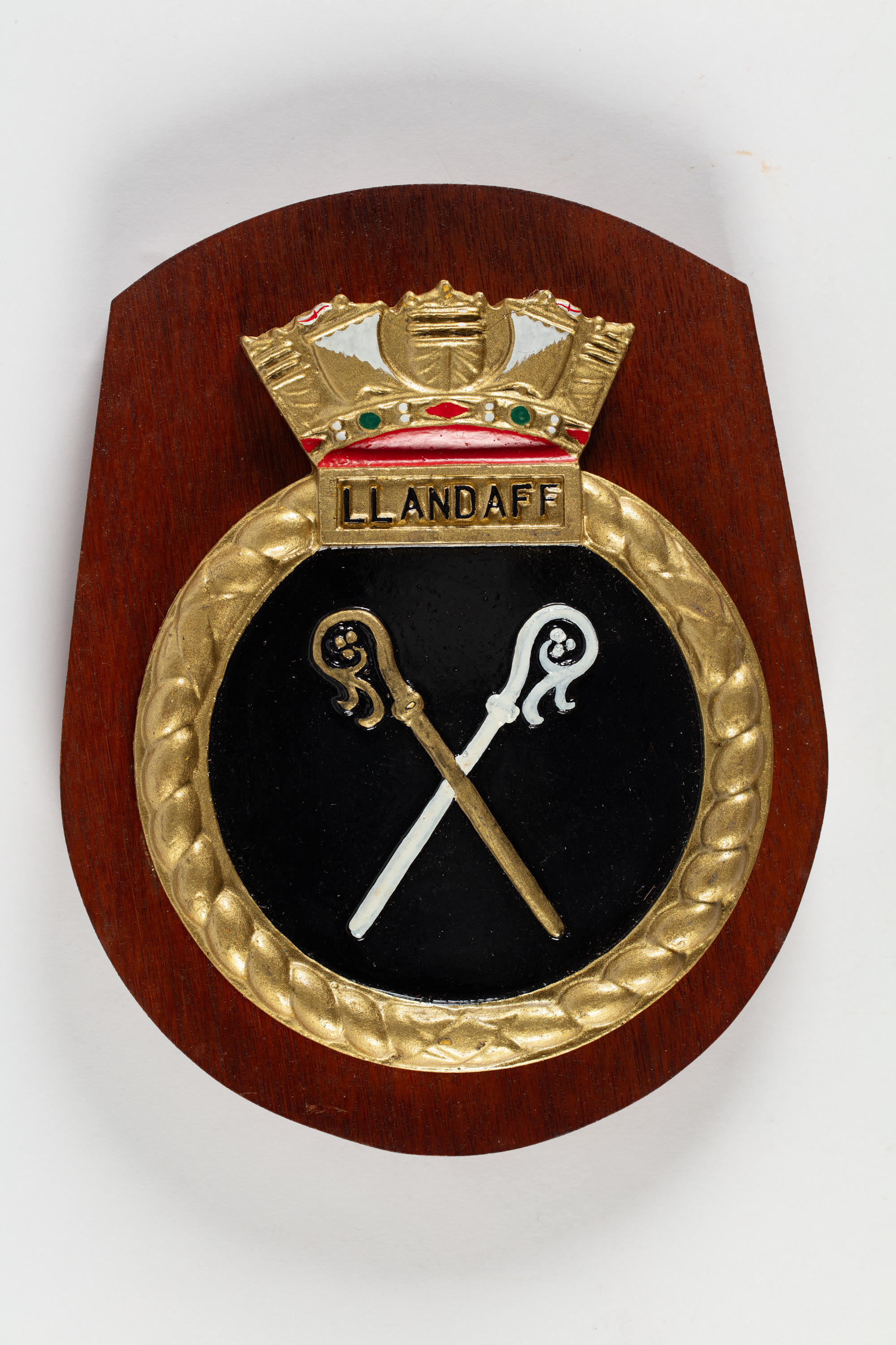 Plaque: HMS LLANDAFF - New Zealand Maritime Museum