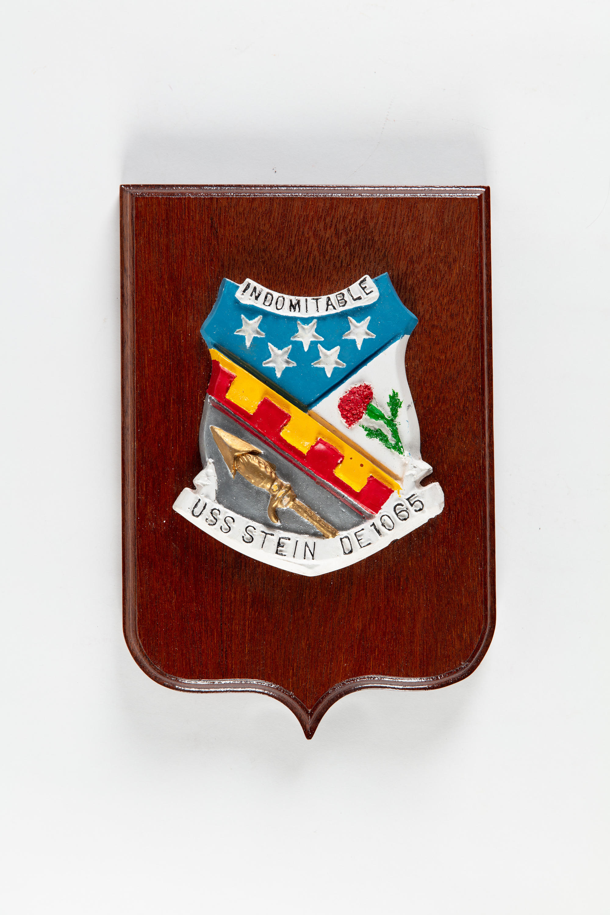 Plaque: USS STEIN (DE-1065) - New Zealand Maritime Museum